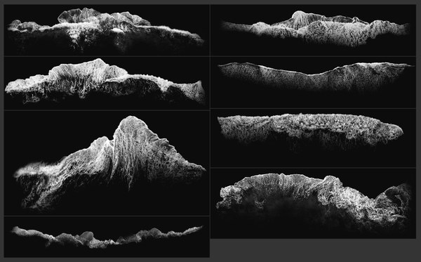 Texture beach wave foam