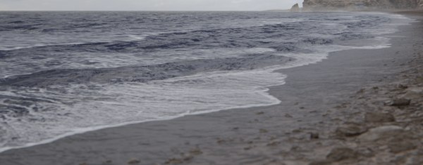 Texture beach wave foam