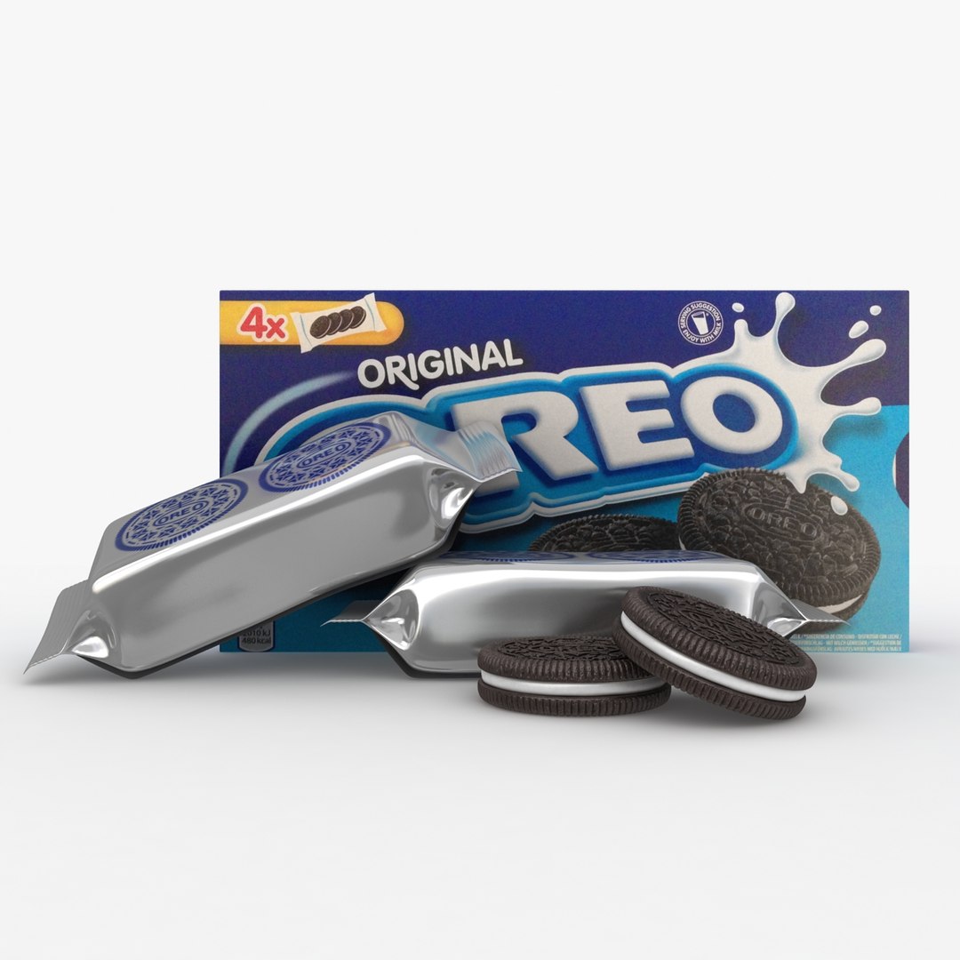 Realistic Oreo 3d Model