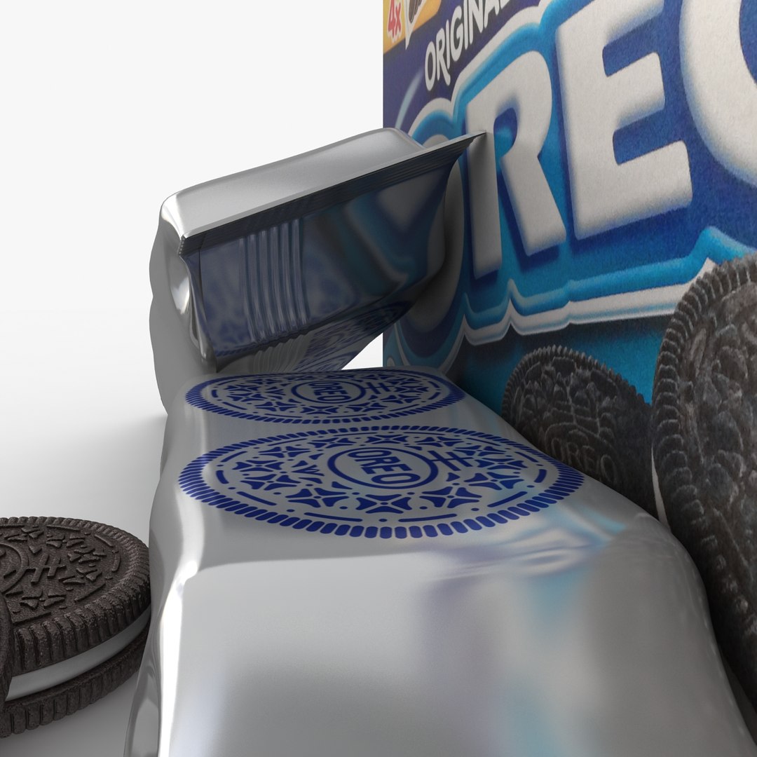 Realistic Oreo 3d Model