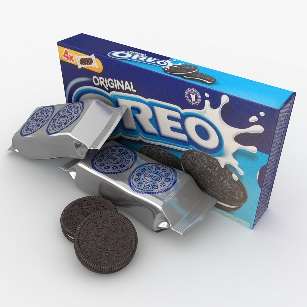Realistic Oreo 3d Model