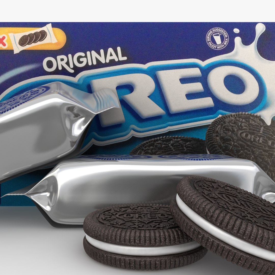 Realistic Oreo 3d Model