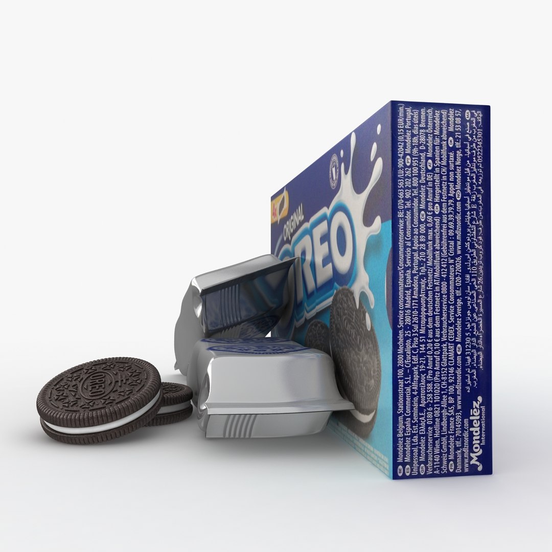 Realistic Oreo 3d Model