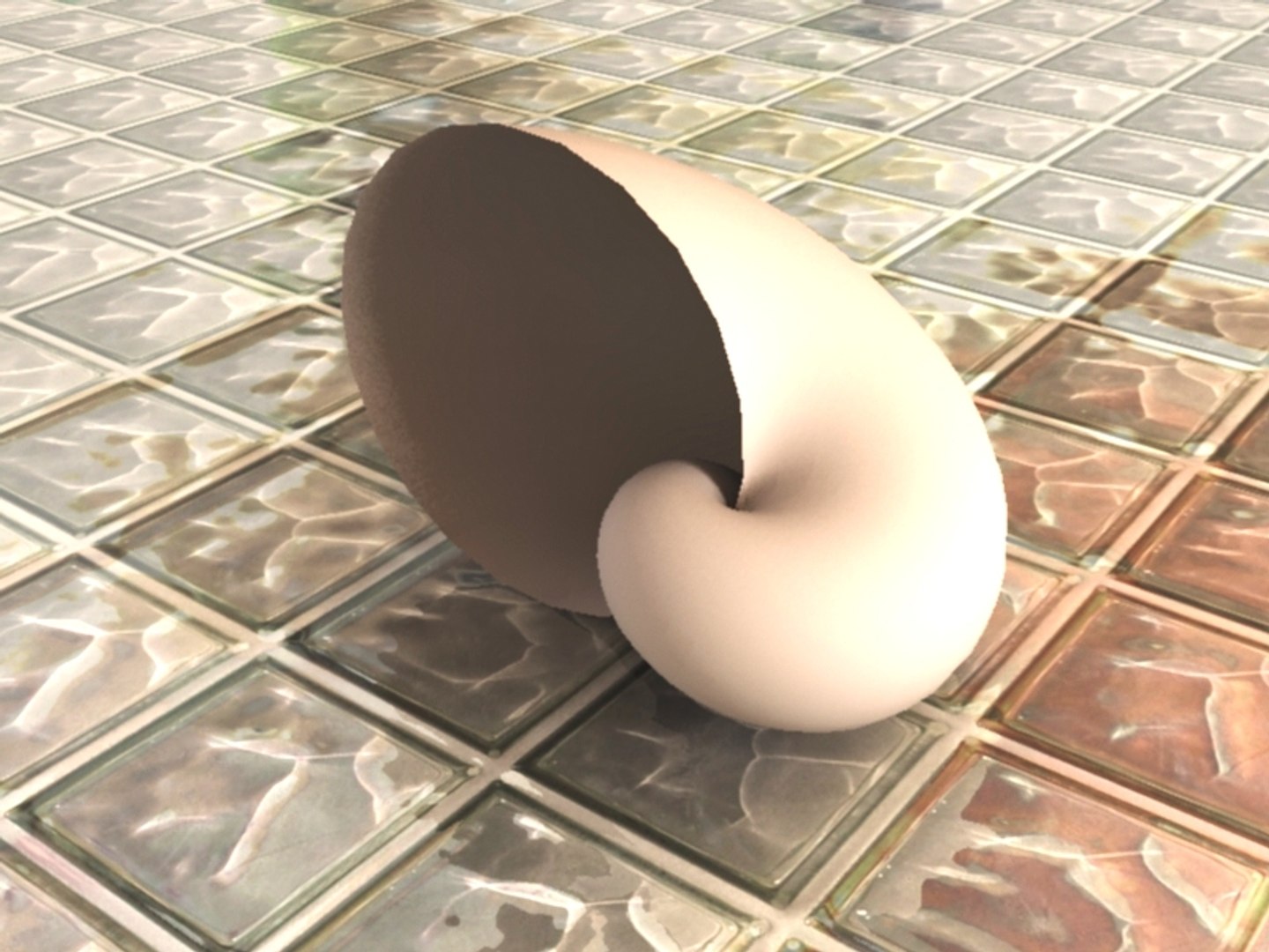 Shell Spiral Object 3d Model