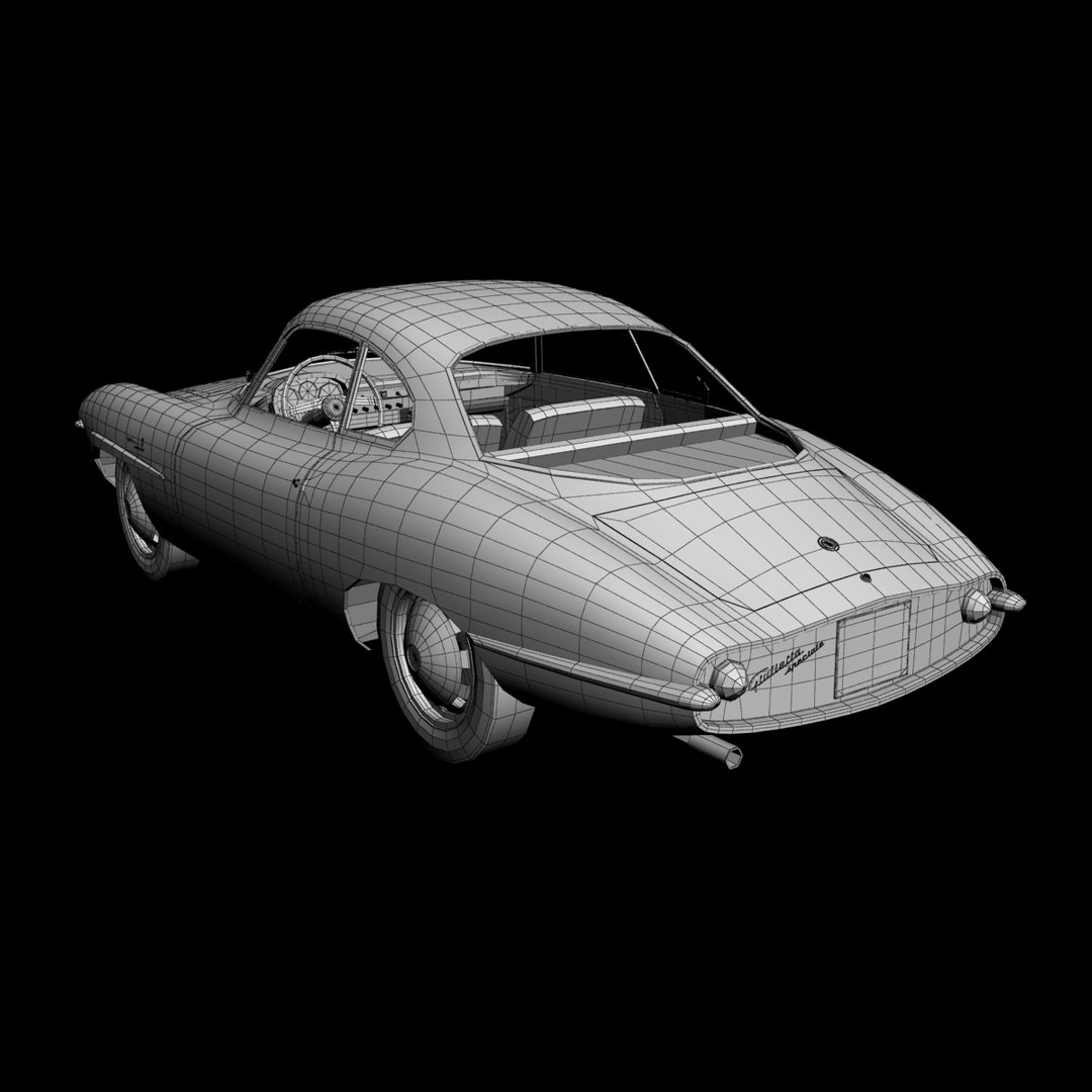 3D 1957 Alfa Romeo Giulietta Model - TurboSquid 1248072