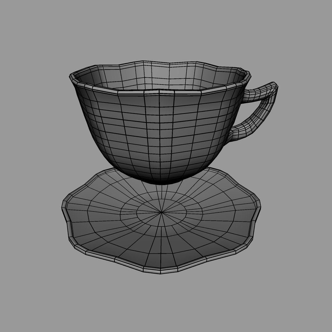 Glazed Tea Cup Teacup 3D Model - TurboSquid 1343422