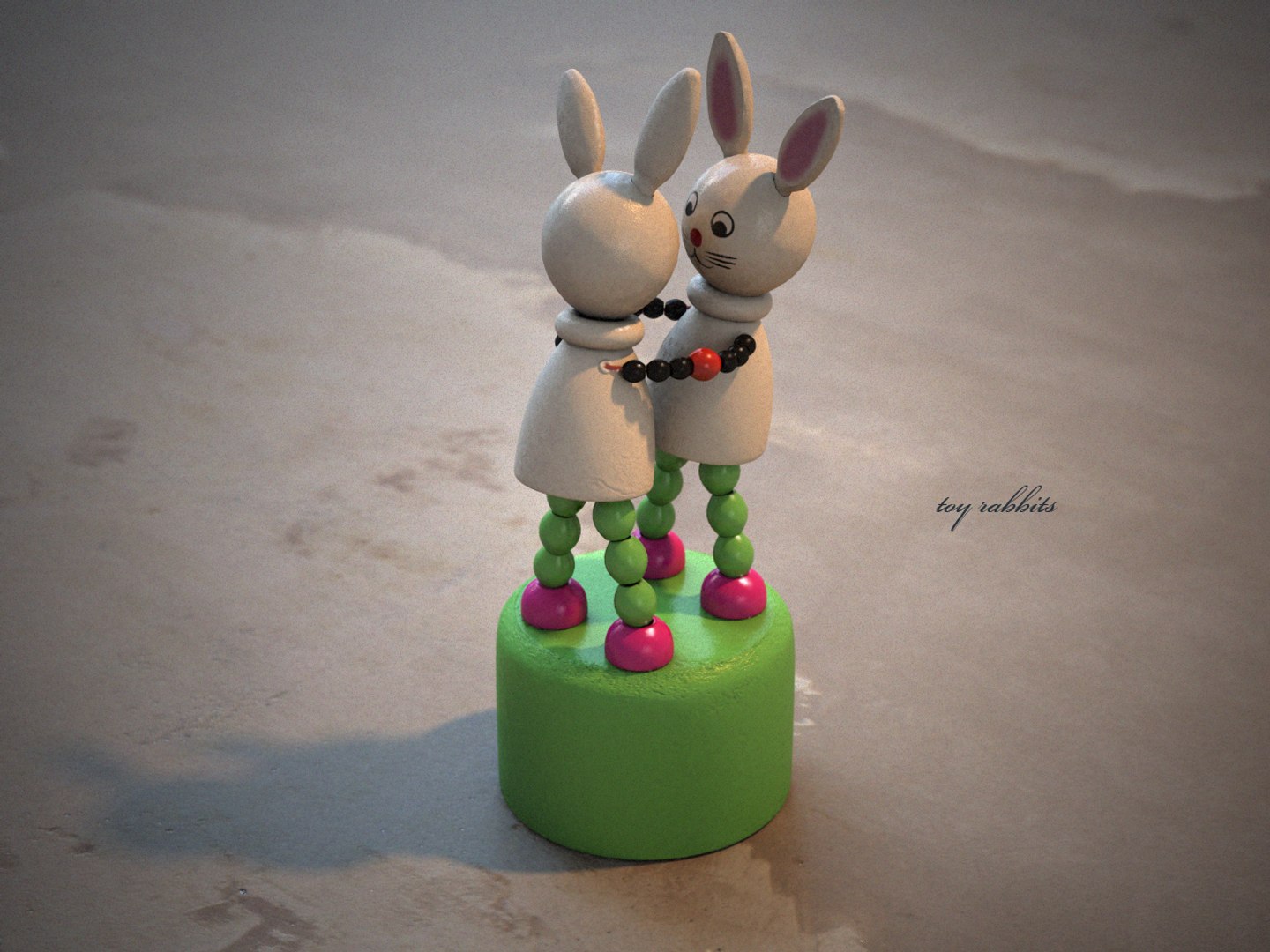 rabbit toy 3d model