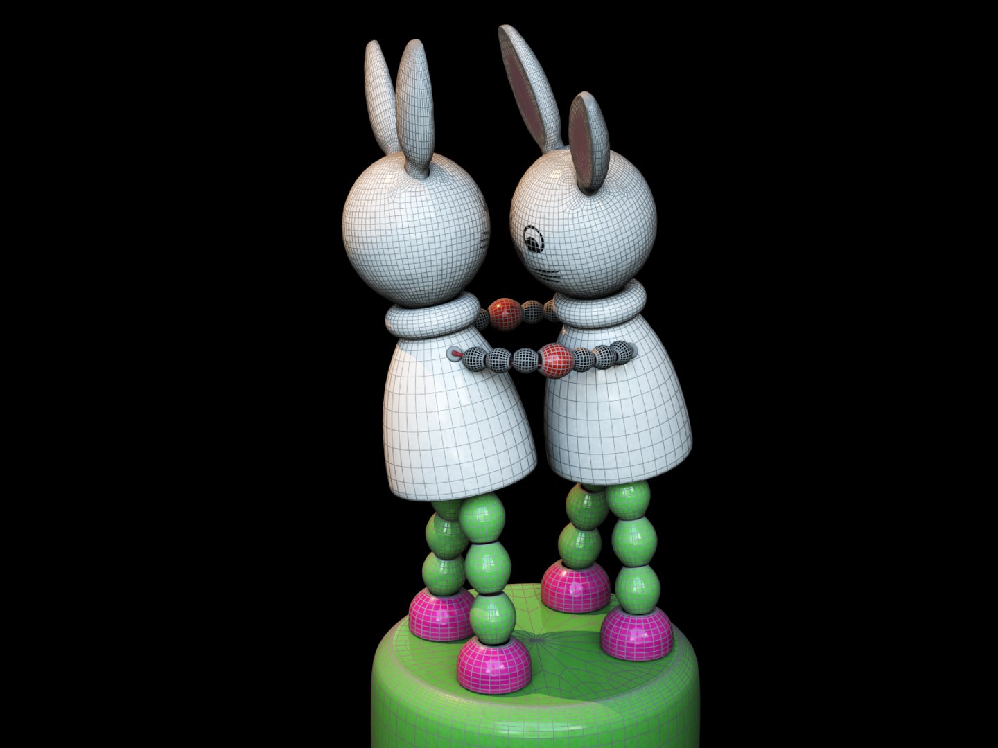 rabbit toy 3d model