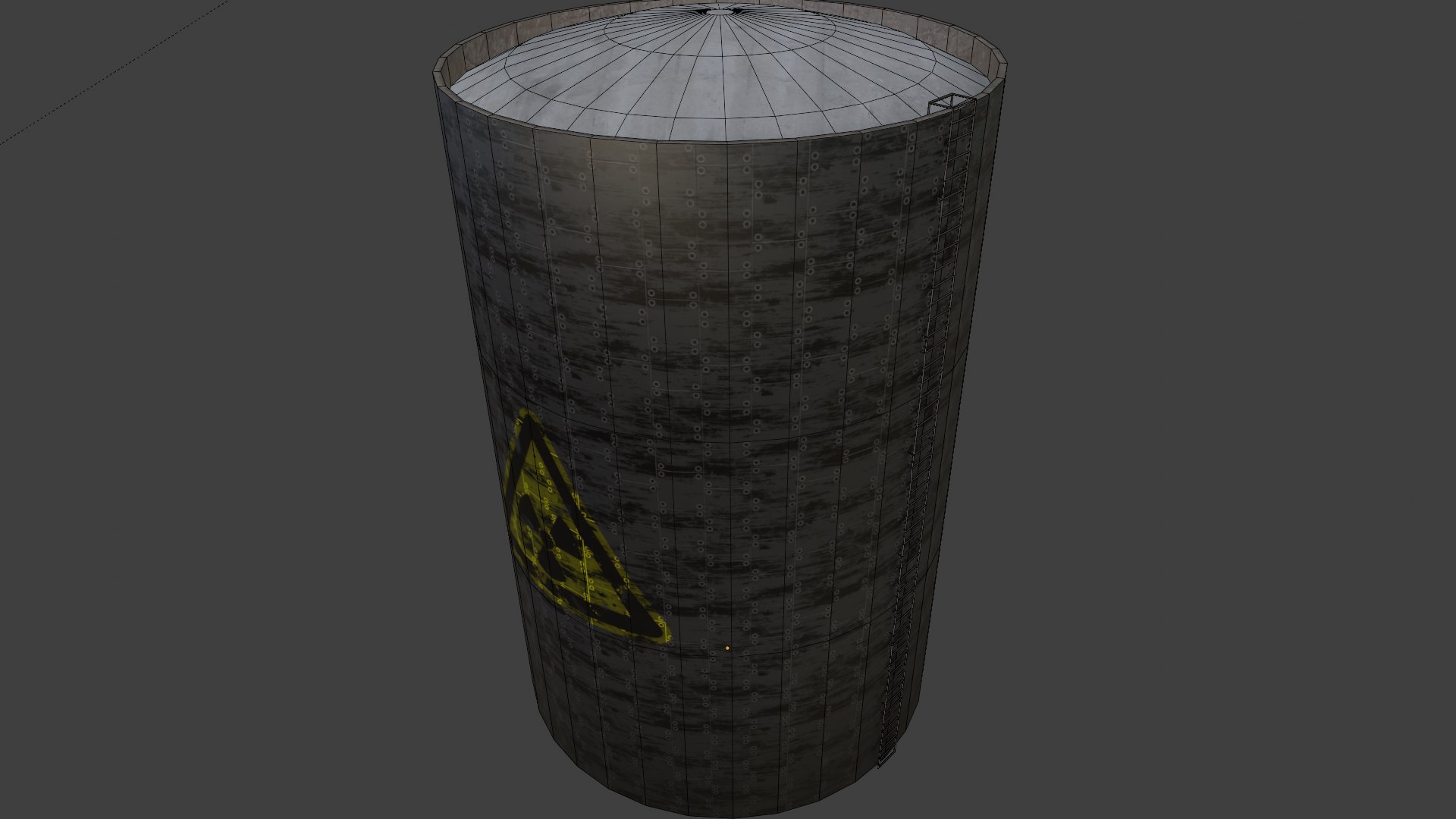 RadioActive Container Tank Industrial Building 3D Model - TurboSquid ...