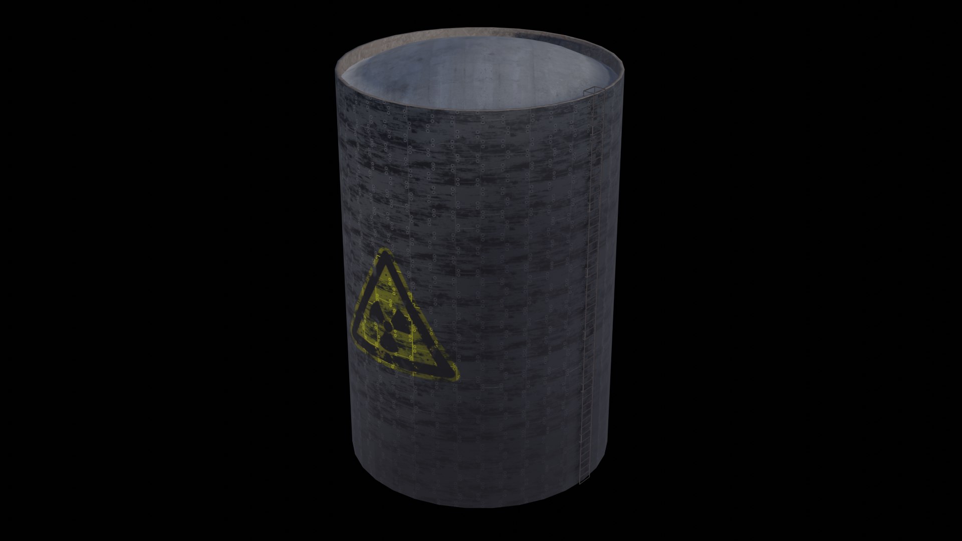 RadioActive Container Tank Industrial Building 3D Model - TurboSquid ...