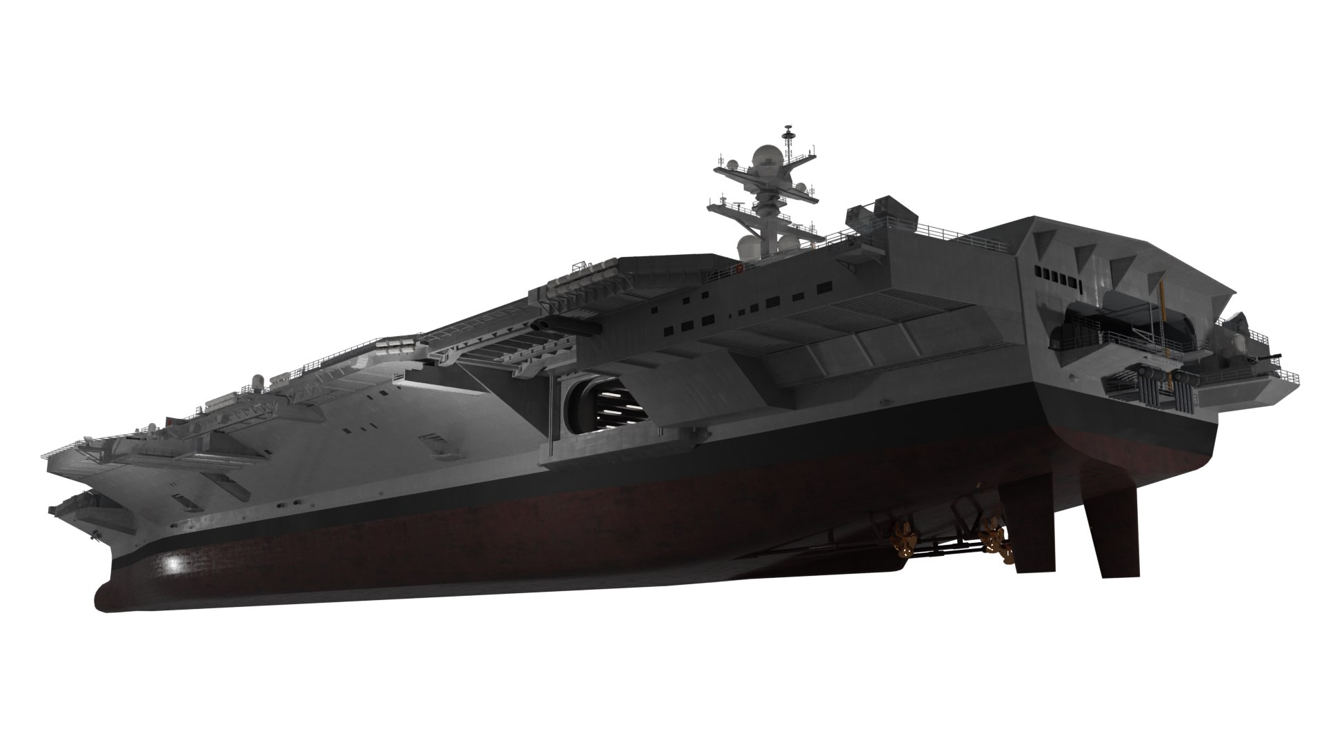 USS Gerald R Ford 3D Model - TurboSquid 2202614