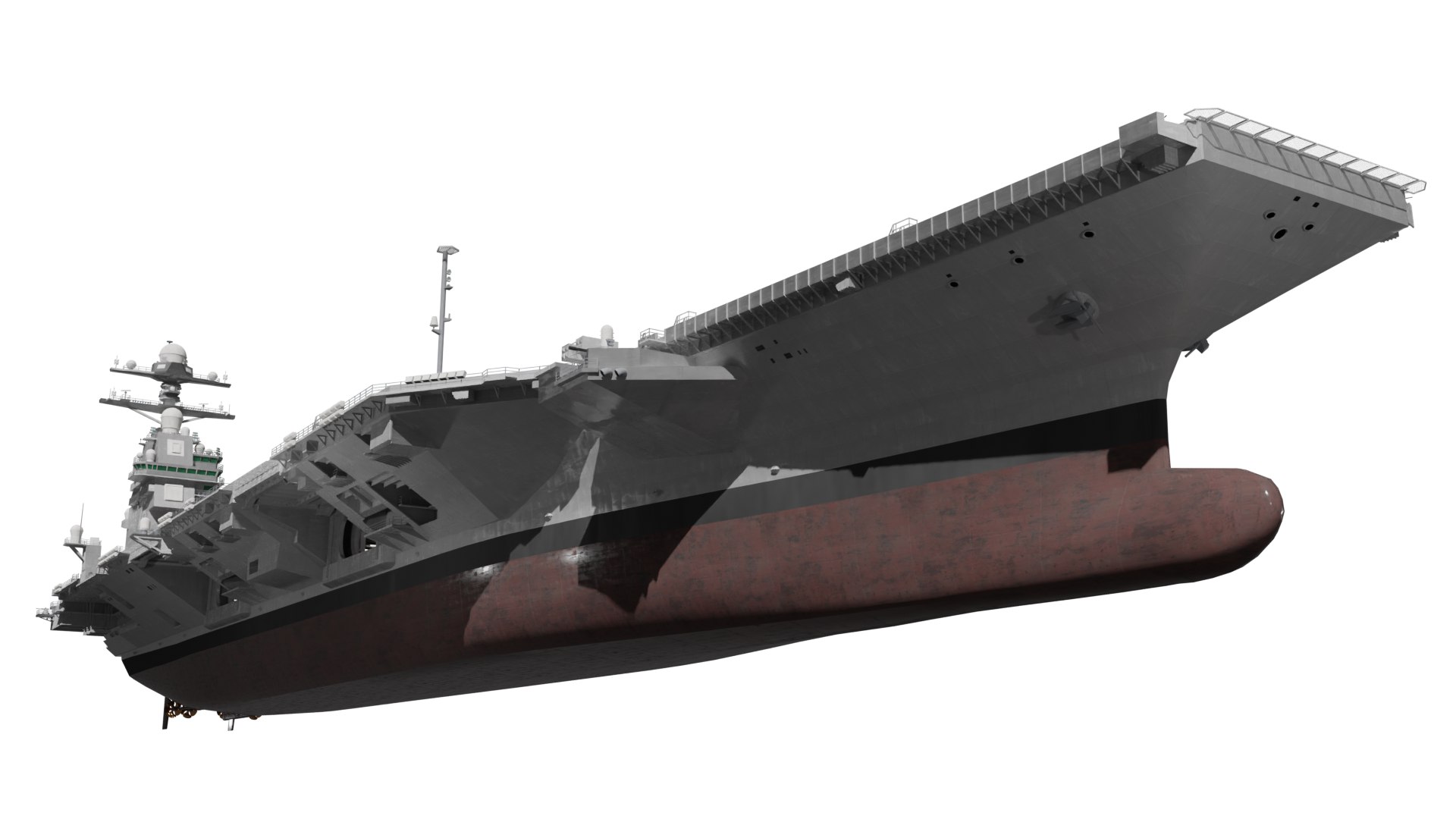 USS Gerald R Ford 3D Model - TurboSquid 2202614