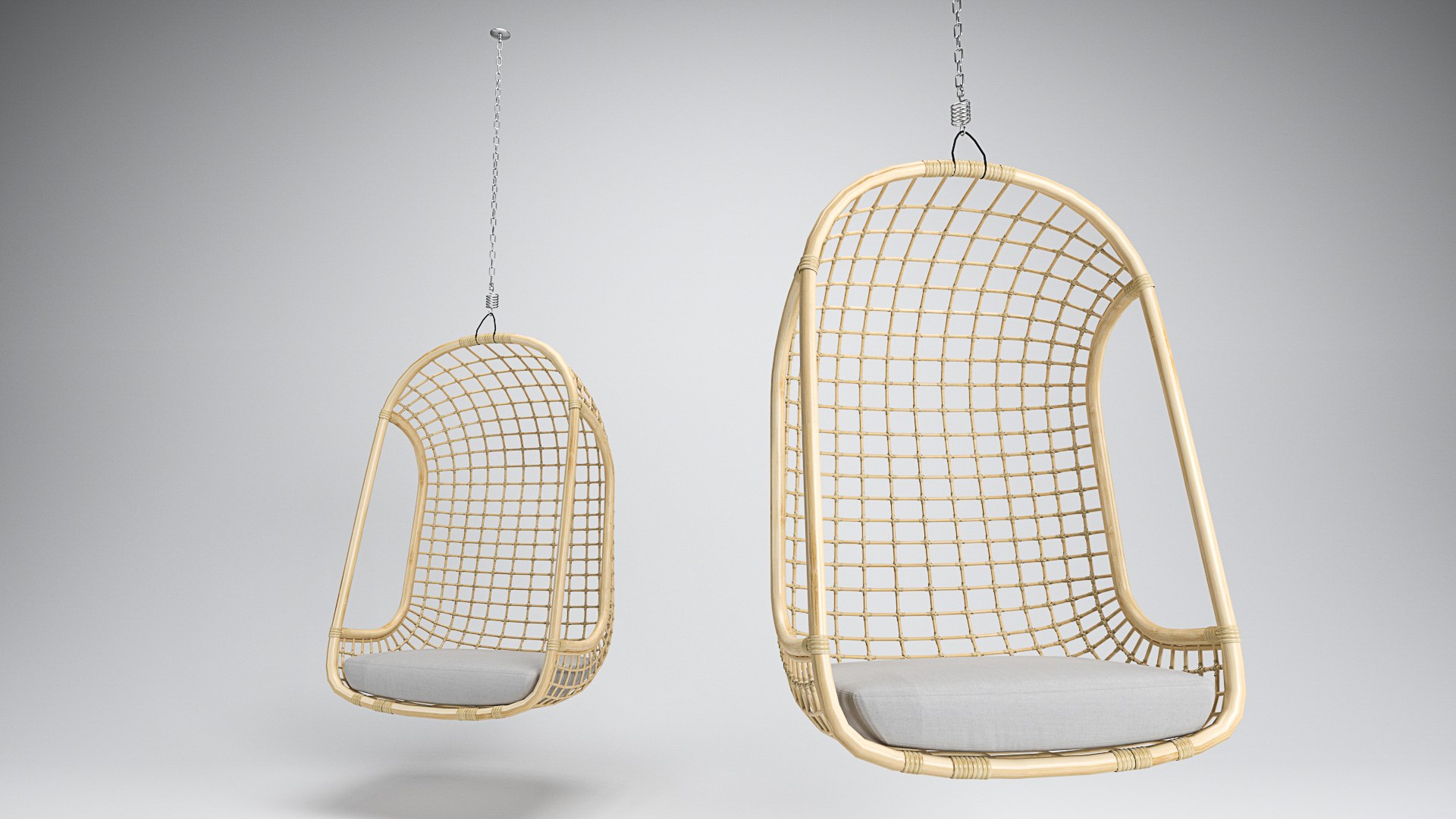 Natural Hanging Chair HK Living 3D Model - TurboSquid 1837858