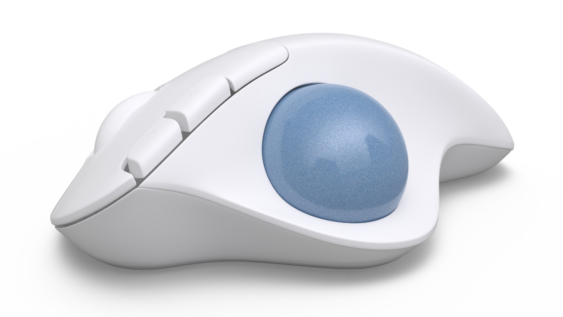 3D Logitech Ergo M575 Wireless Trackball Mouse White - TurboSquid 2160874