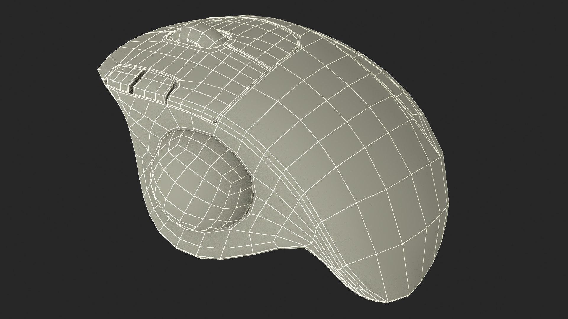 3D Logitech Ergo M575 Wireless Trackball Mouse White - TurboSquid 2160874