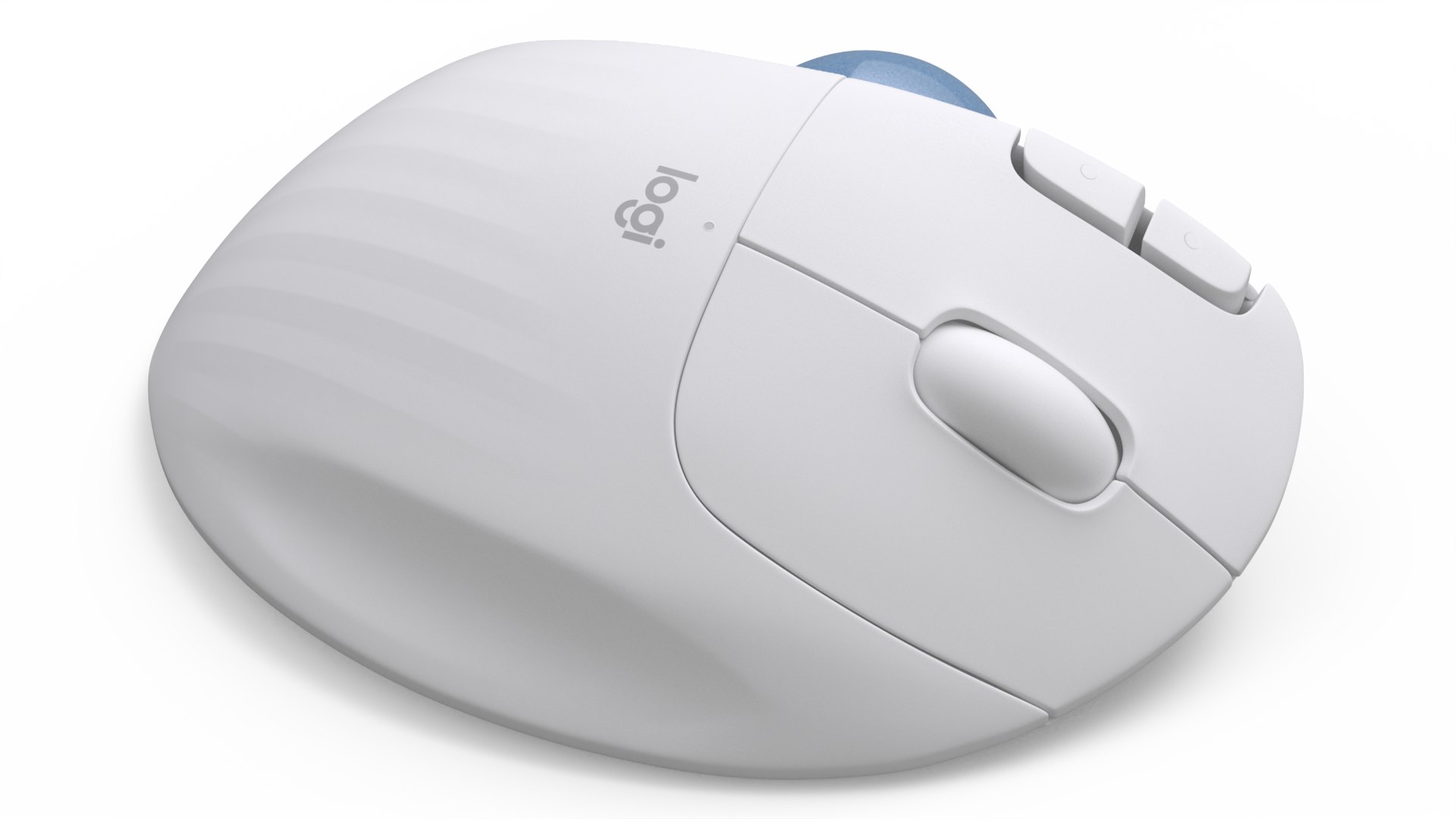 3D Logitech Ergo M575 Wireless Trackball Mouse White - TurboSquid 2160874