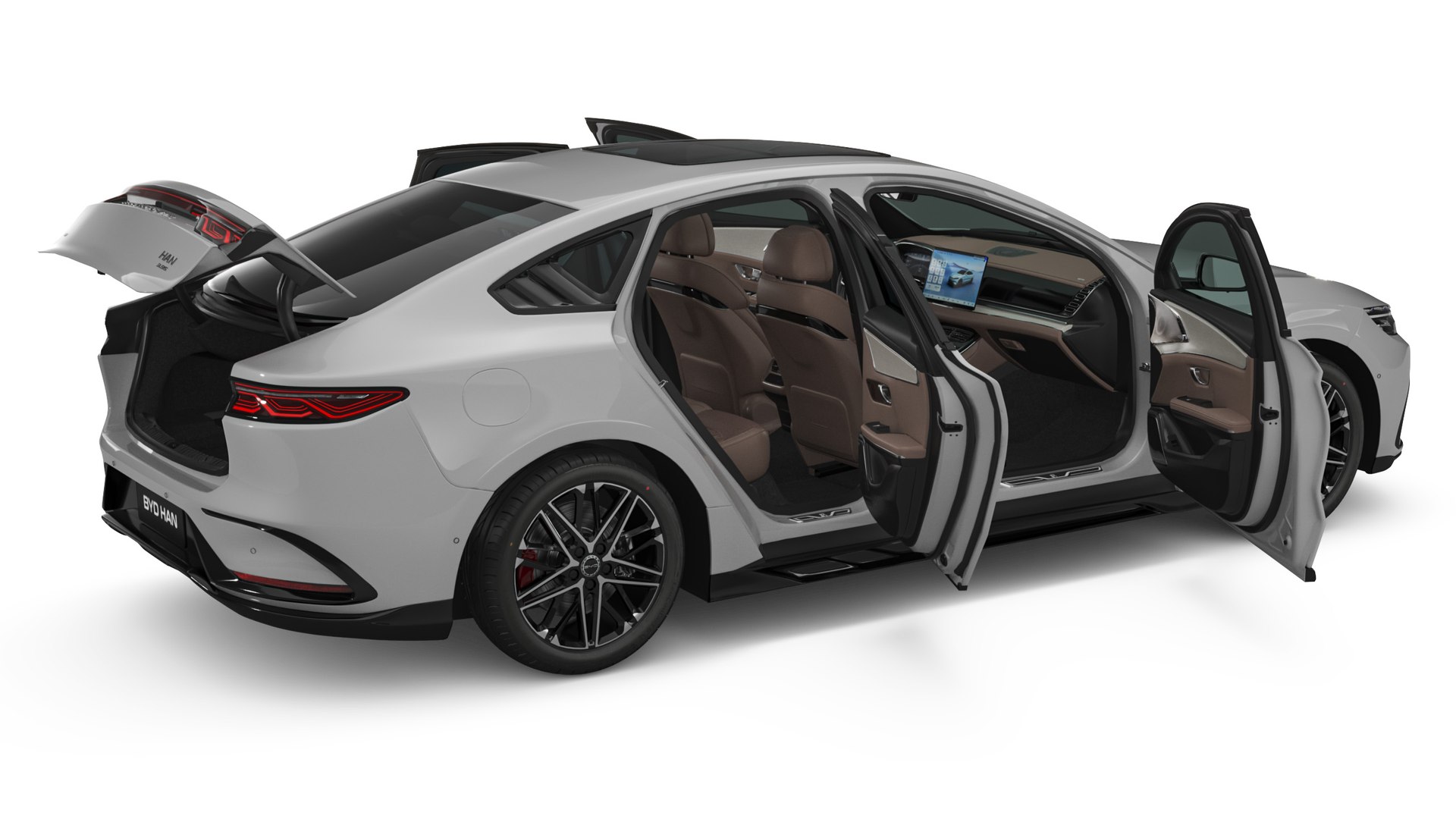 3D 025 BYD Han EV With Interior - TurboSquid 2319502