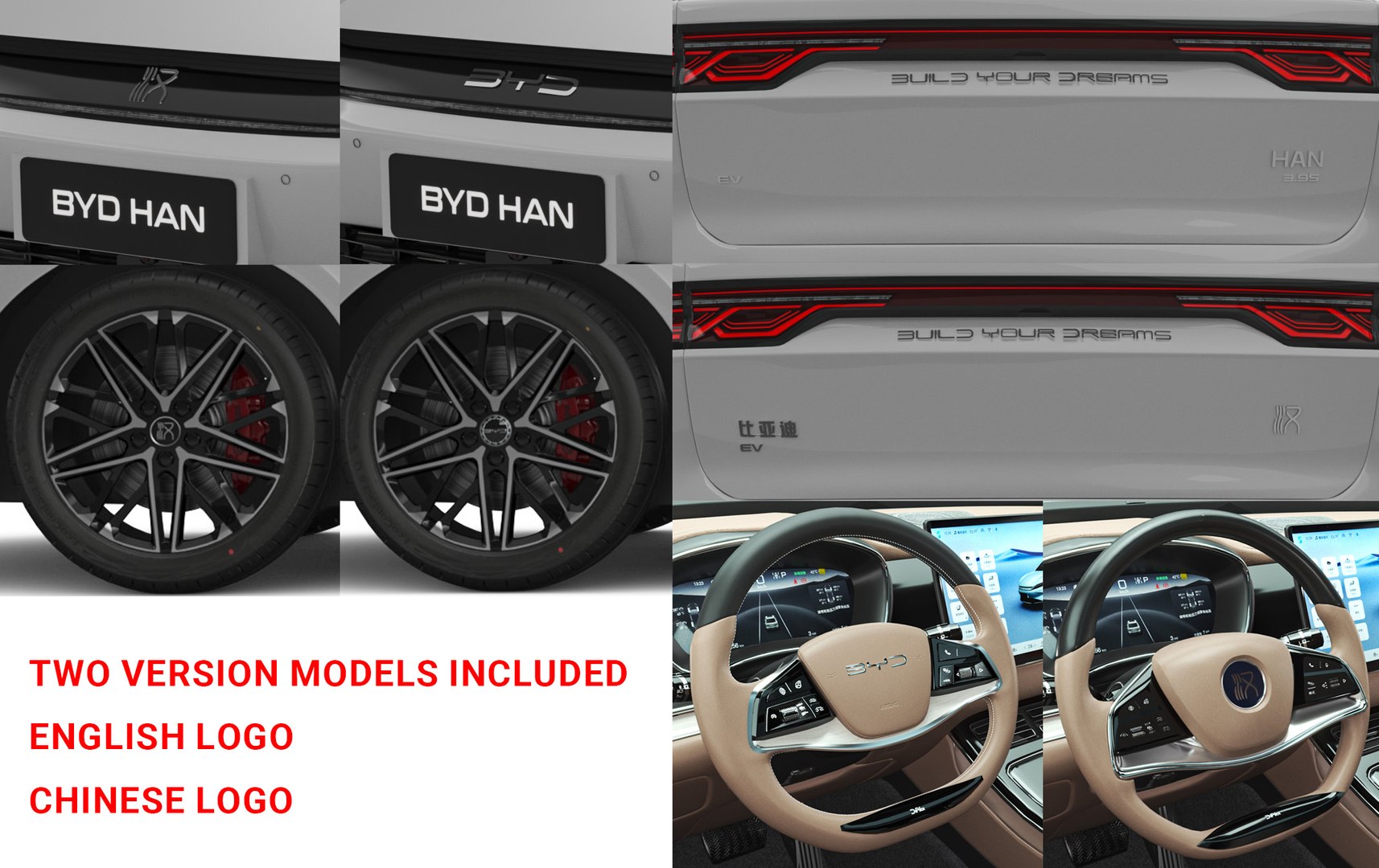 3D 025 BYD Han EV With Interior - TurboSquid 2319502