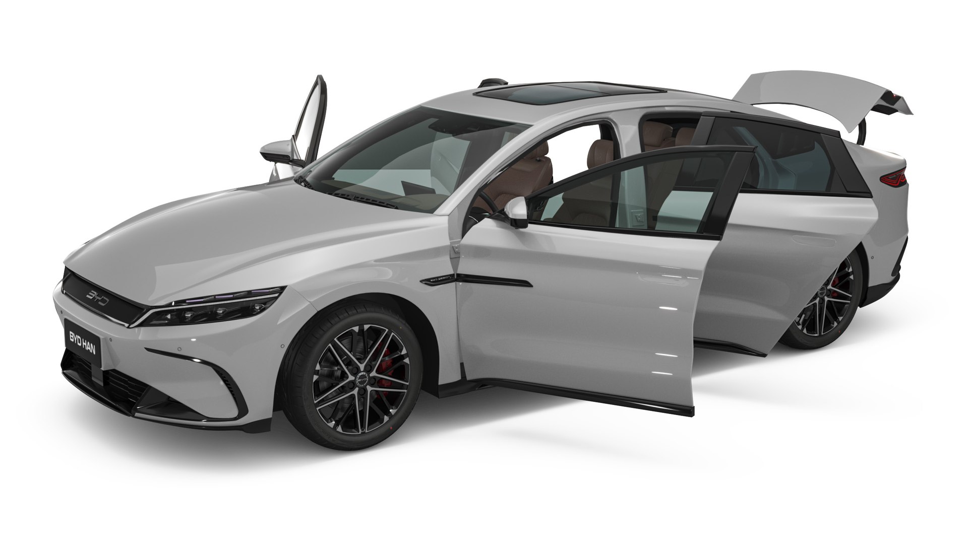 3D 025 BYD Han EV With Interior - TurboSquid 2319502