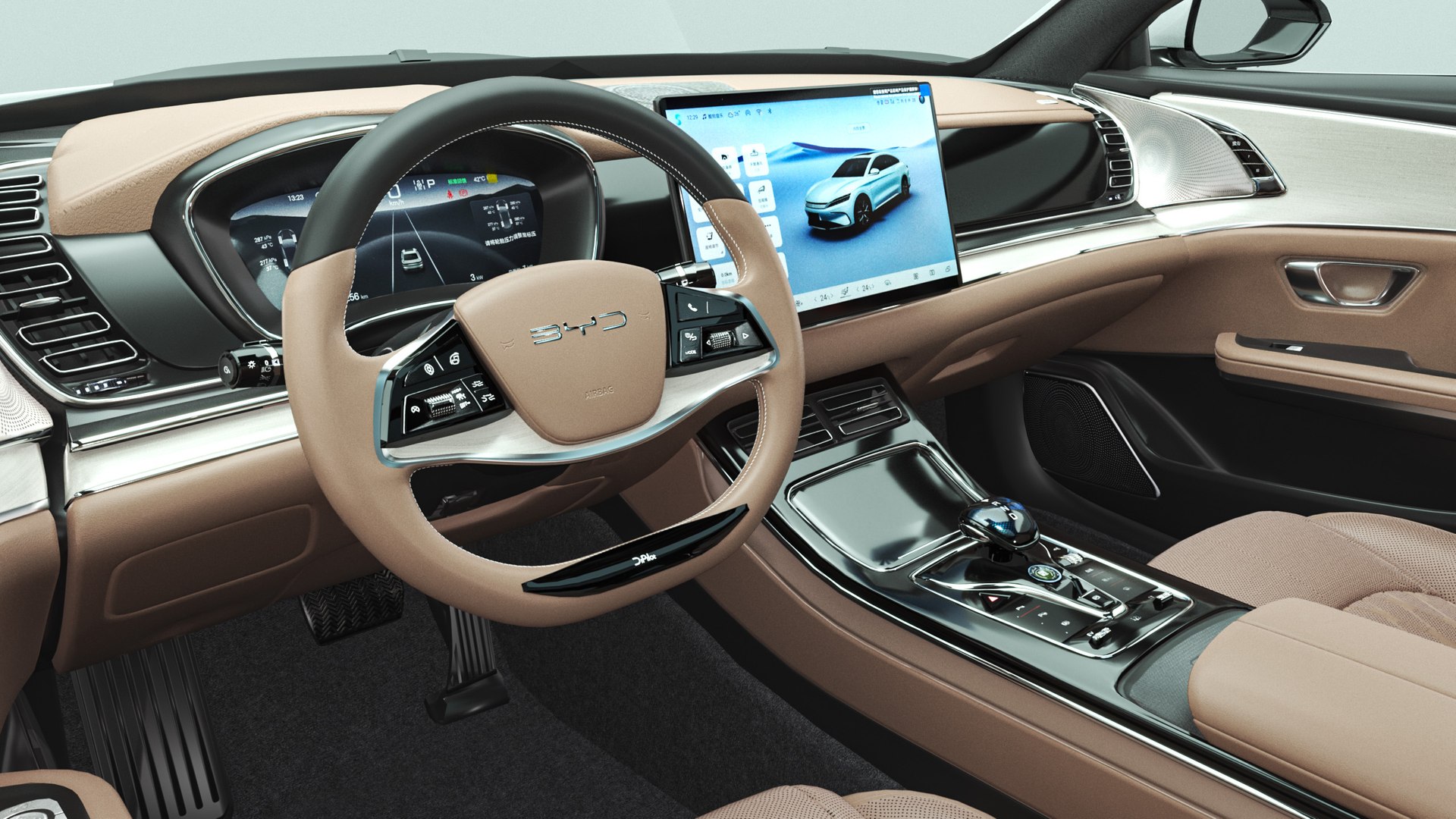 3D 025 BYD Han EV With Interior - TurboSquid 2319502