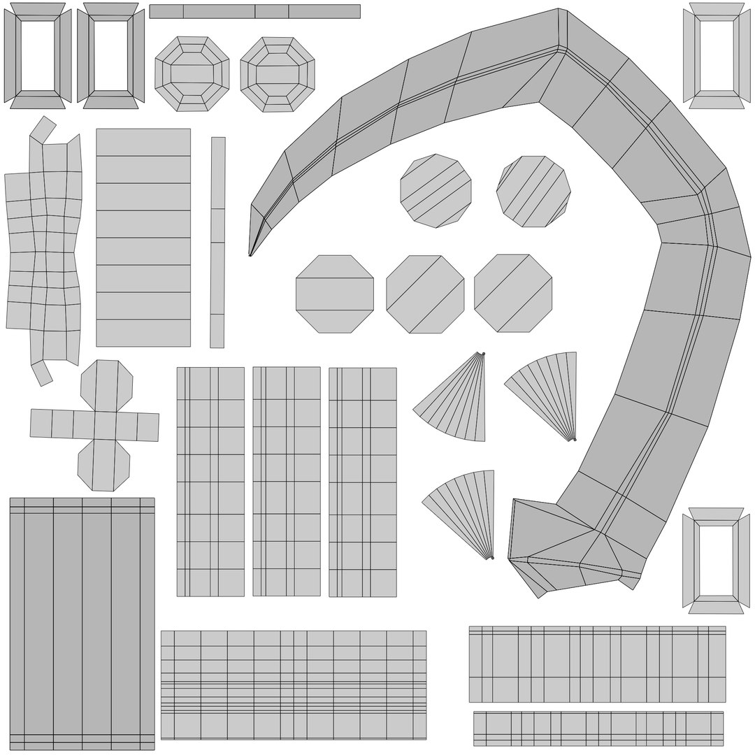 3D Overwatch RoadHog Scrap Gun And Chain Hook Model - TurboSquid 2225952