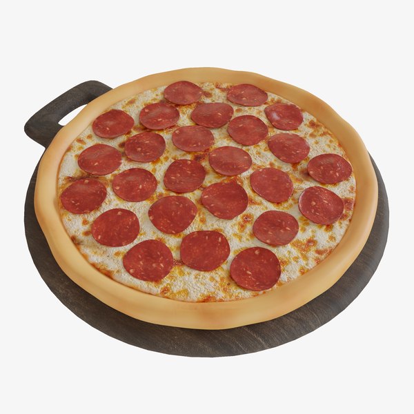 modelo 3d Pizza de pepperoni 001 - TurboSquid 2298445