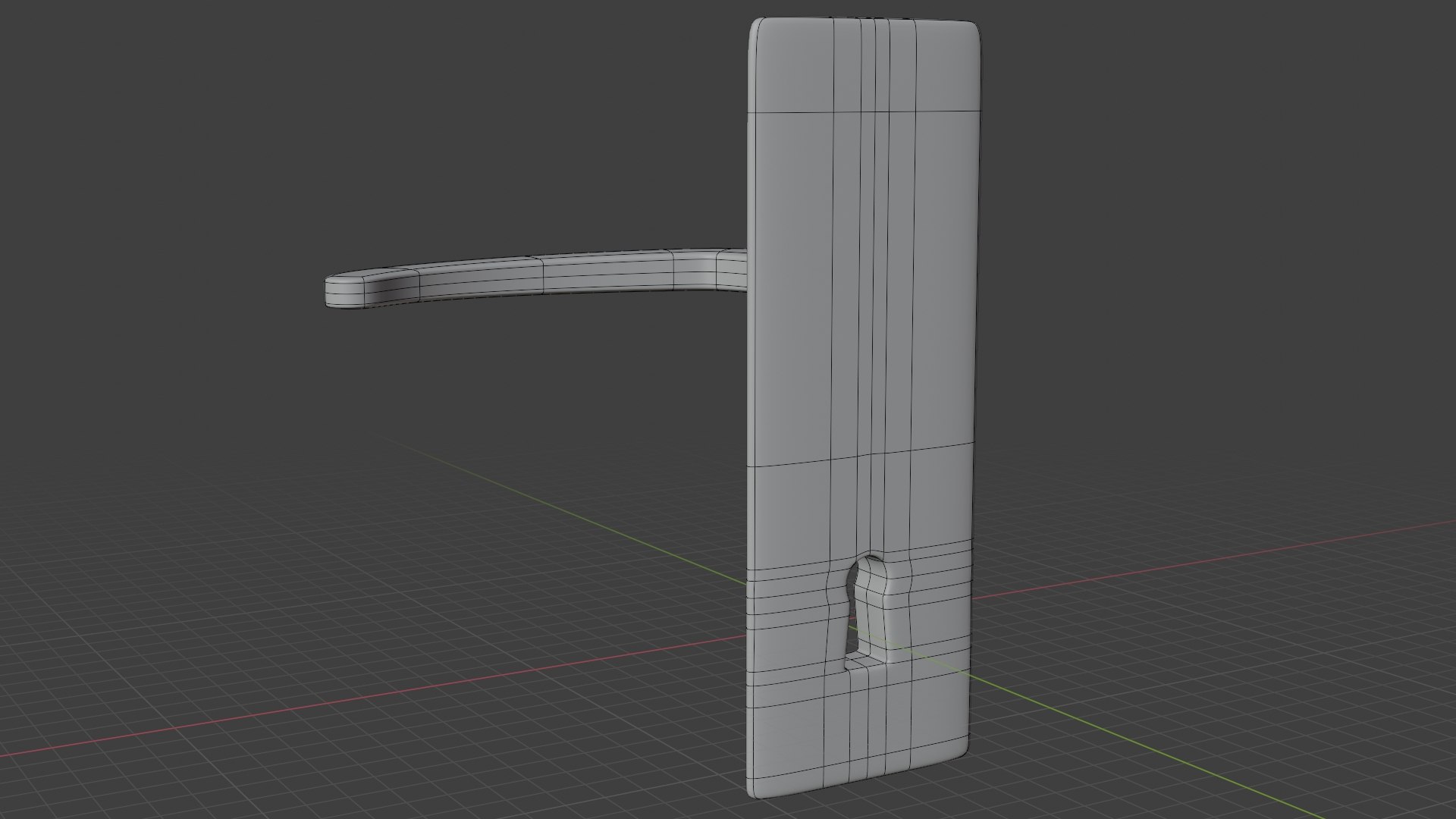 A Classic Metal Door Handle 3D Model - TurboSquid 1762973