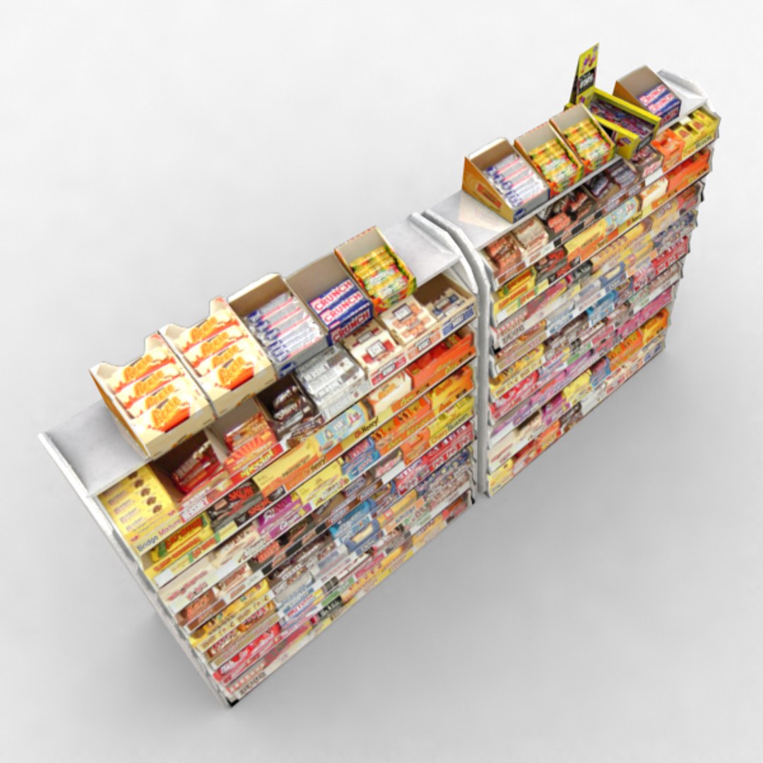 3d Model Of Display Candy