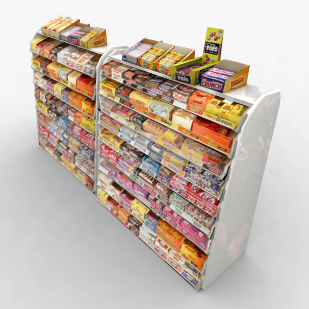 3d model of display candy