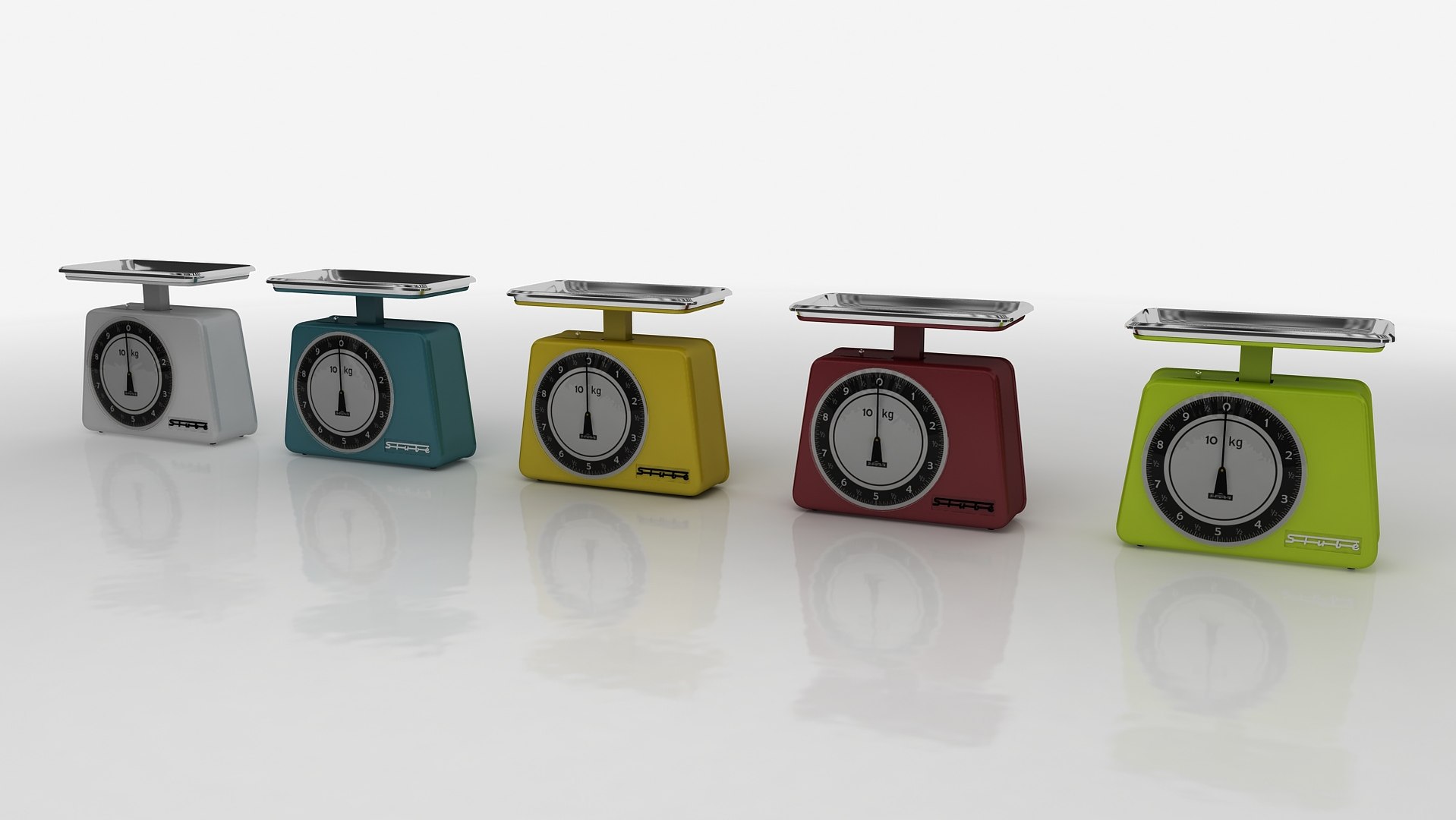 3D Balance Scale Stube 10 Kg Old 1950-1960 - TurboSquid 1766405