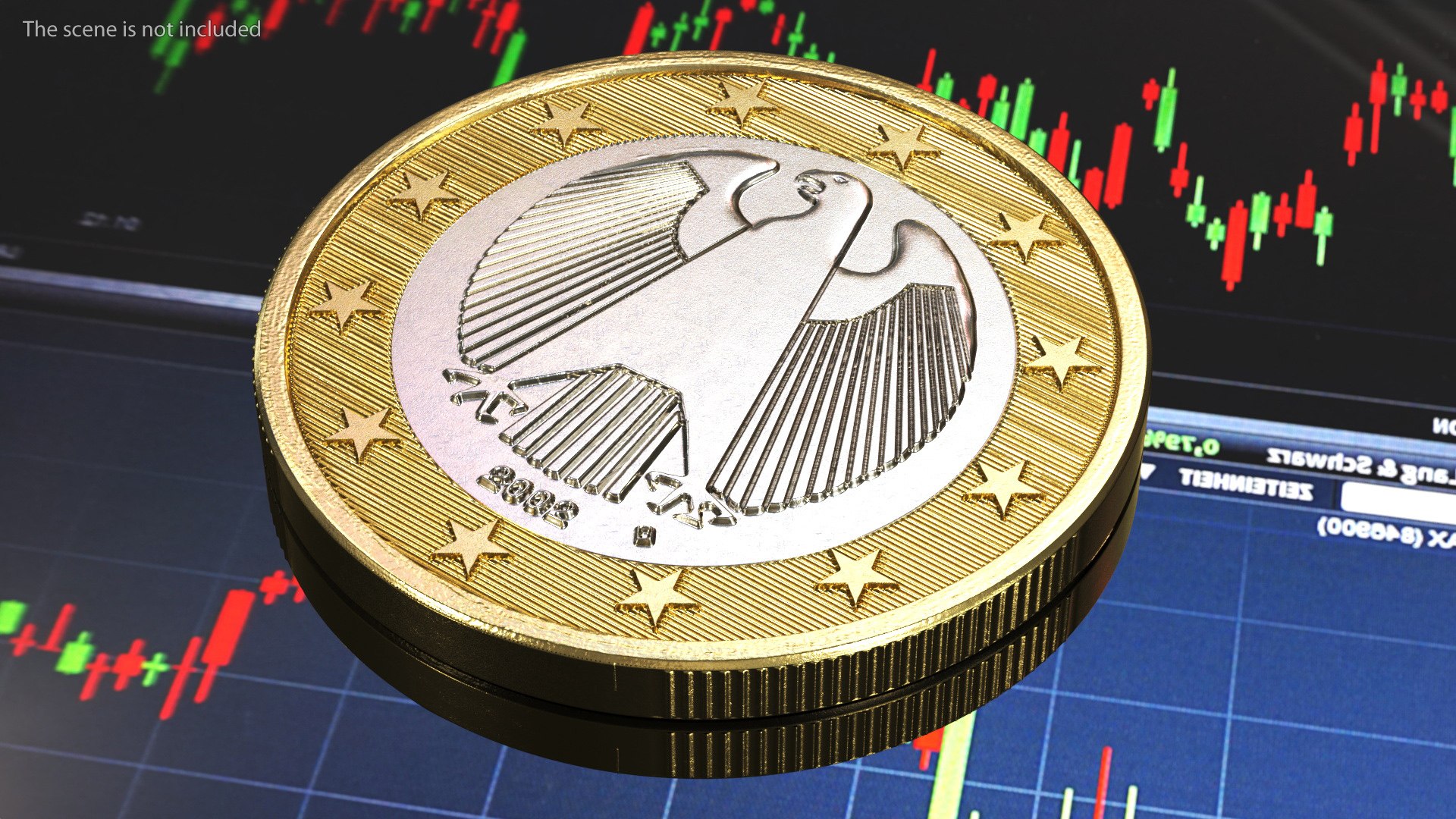 3D German 1 Euro Coin Model - TurboSquid 2131242