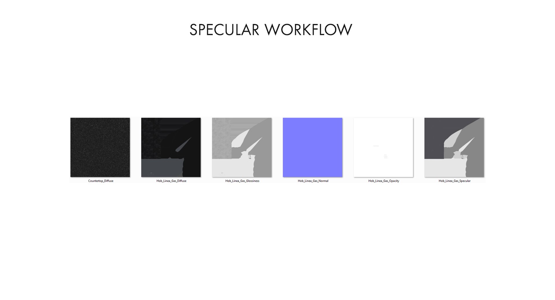 Realistic hob linea gas 3D - TurboSquid 1432154