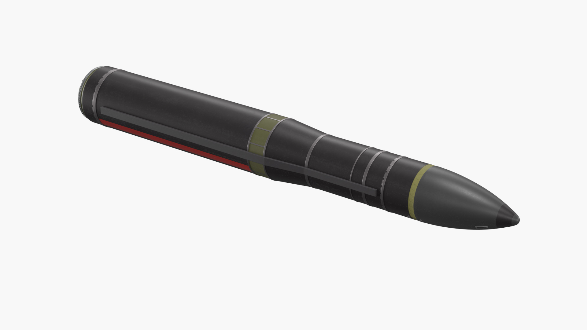 RS-26 Rubezh Intercontinental Ballistic Missile Model - TurboSquid 2410819