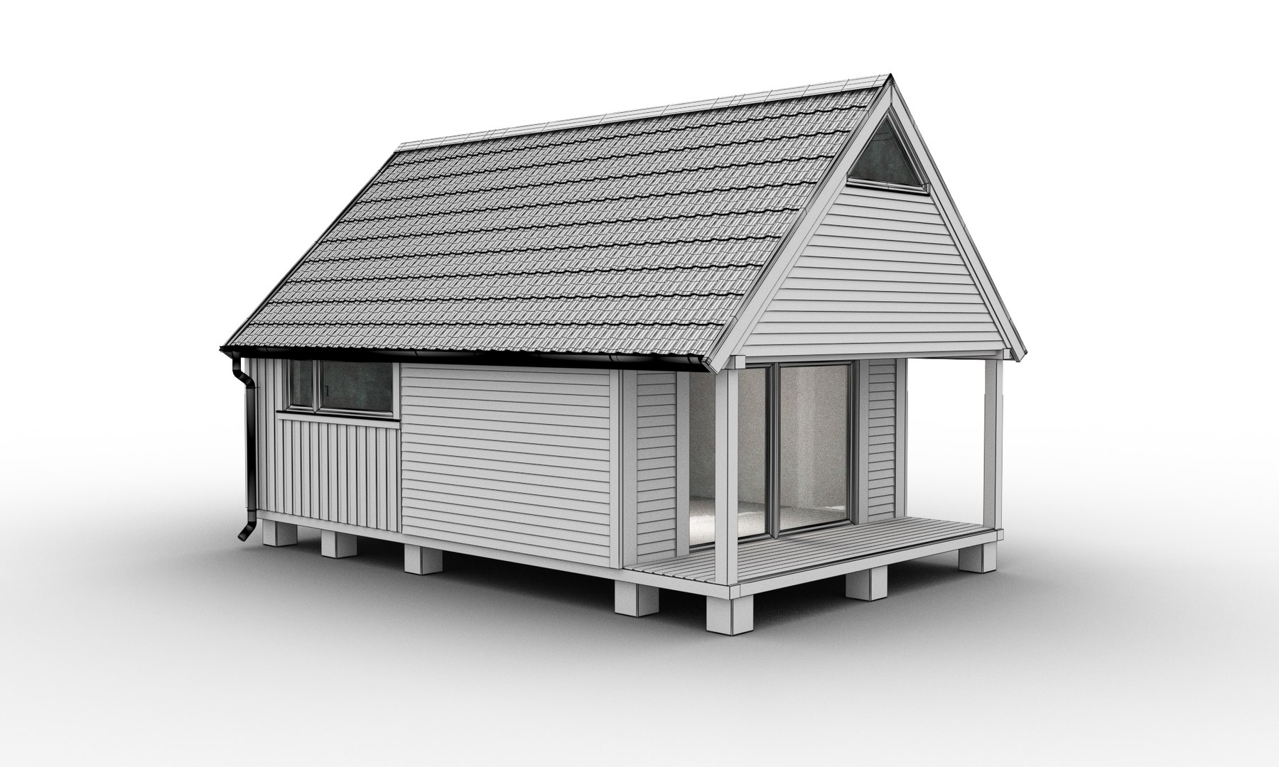 3D Design Barn Modul House - TurboSquid 1507710