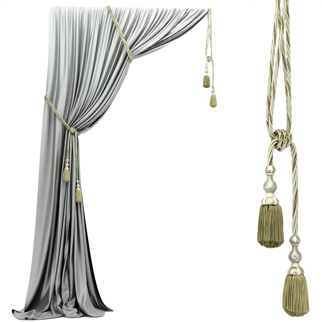 3d Curtains 03 Model