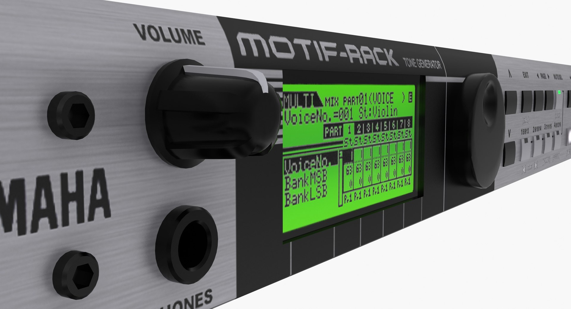 Yamaha Motif Synthesizer Rack Max