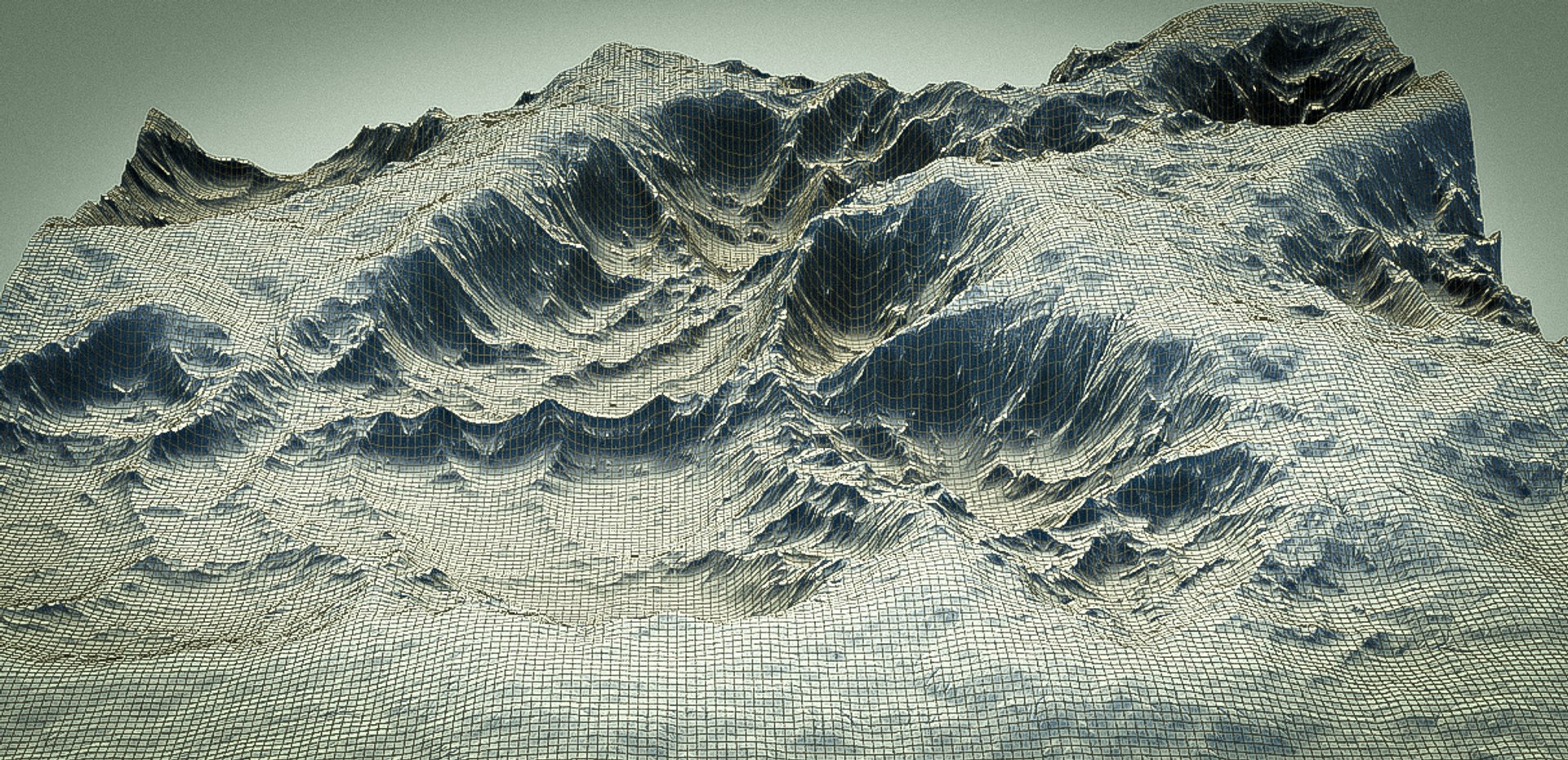 Free Snowy Terrain Landscapes 3d Model
