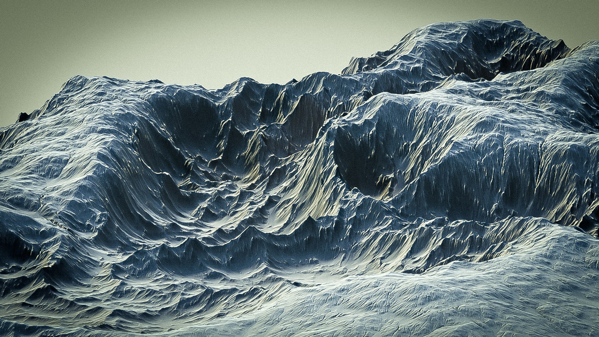 Free Snowy Terrain Landscapes 3d Model