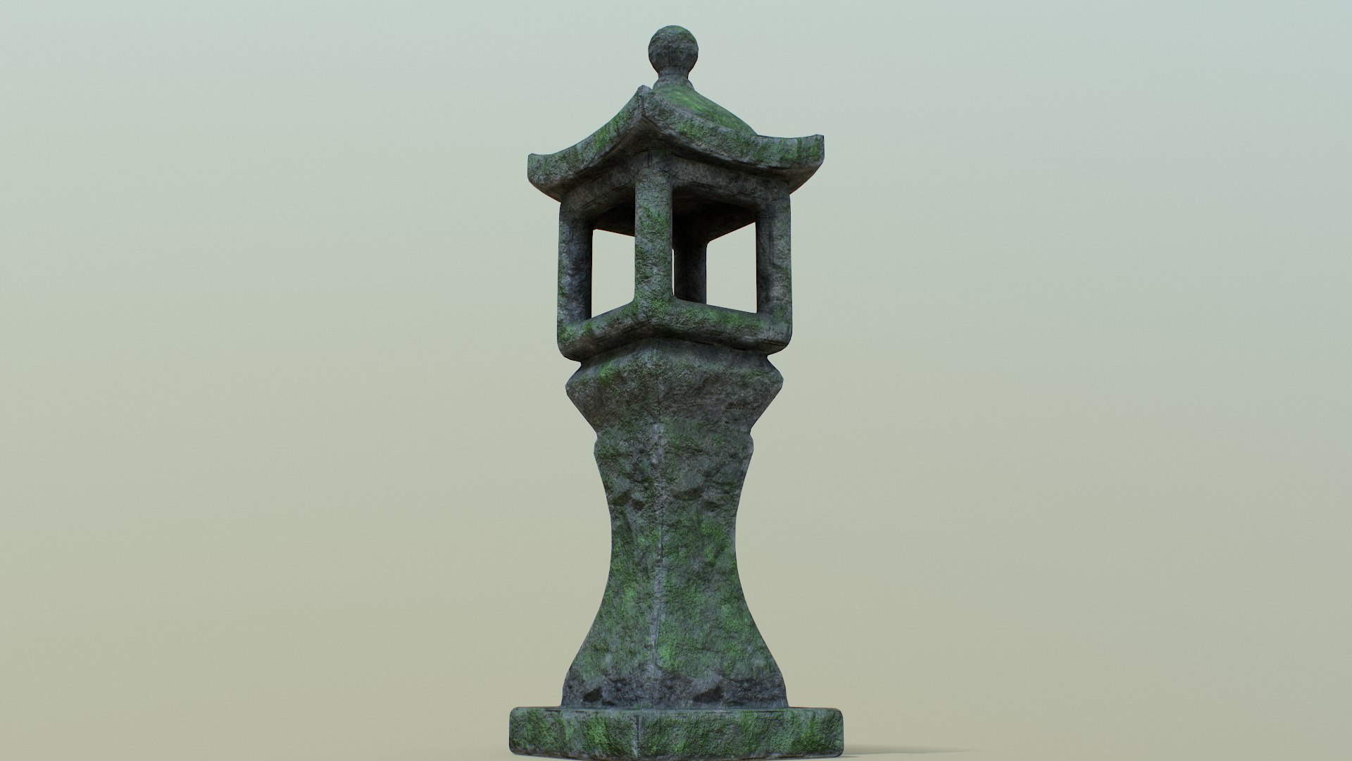 3D Stone Lantern Model - TurboSquid 2032298