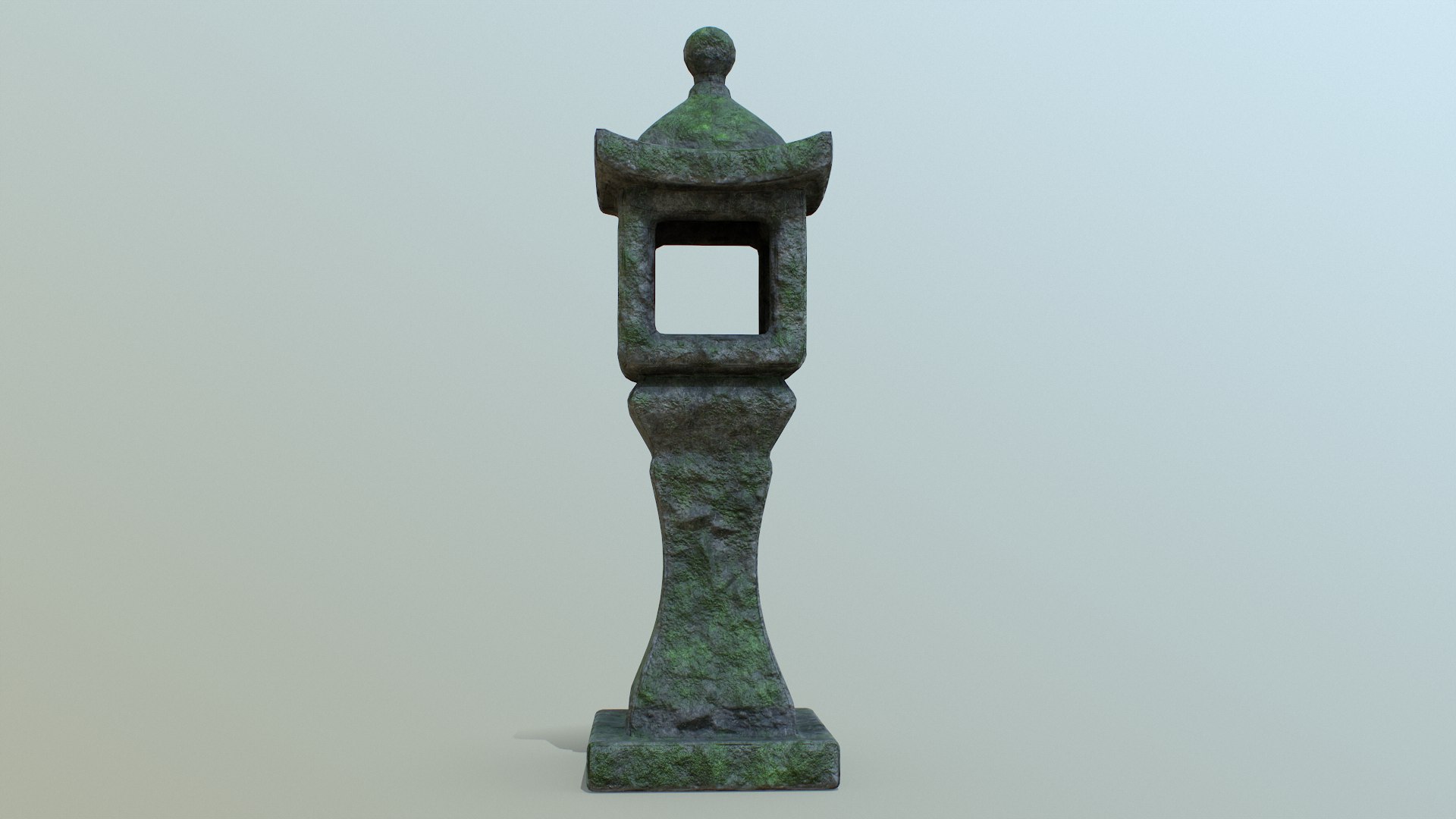 3D Stone Lantern Model - TurboSquid 2032298