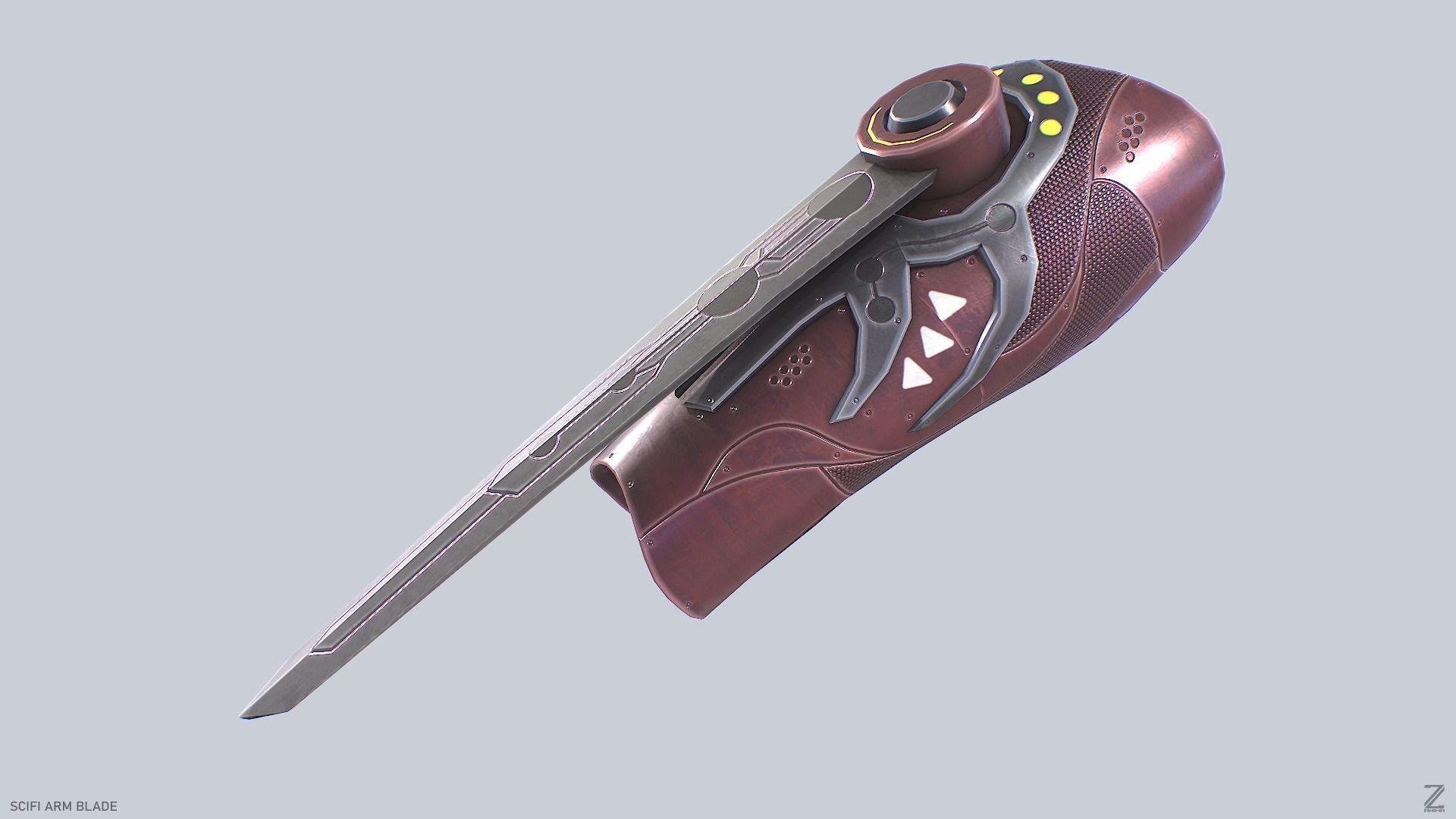 3D Model Scifi Arm Blade - TurboSquid 2236355