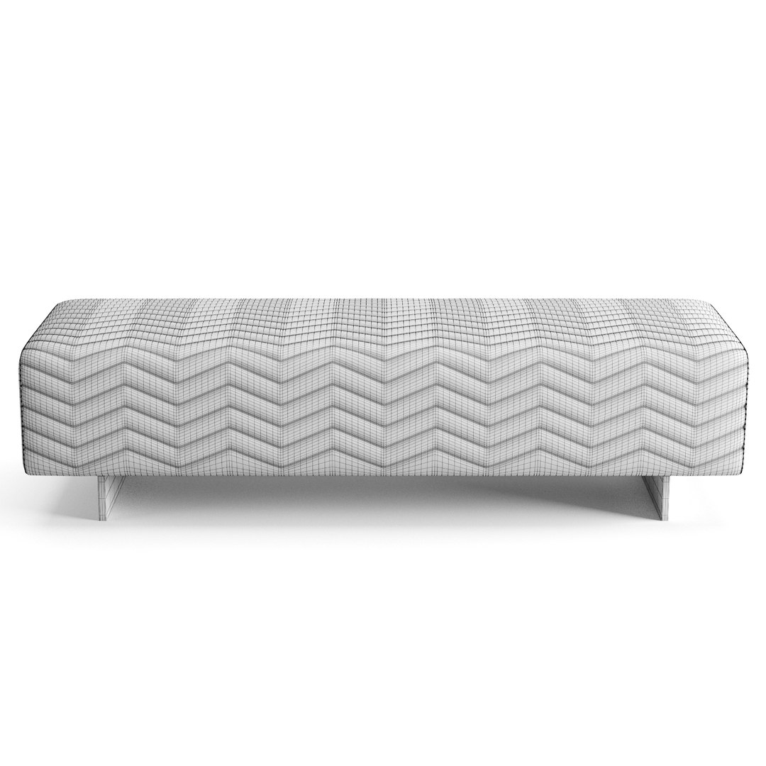 3D Model Bench Minotti - TurboSquid 1605001