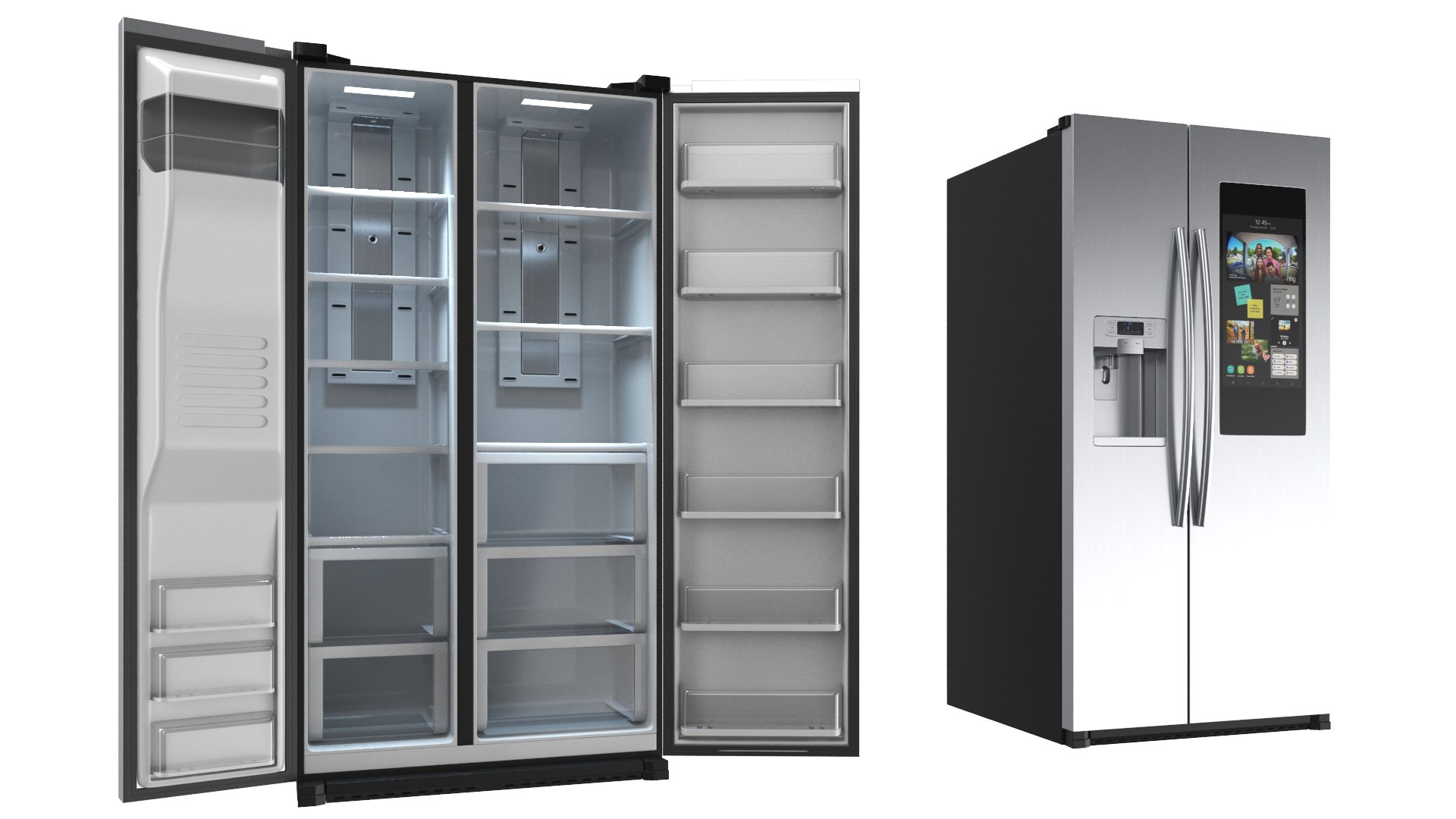 Full Smart Fridge 3D - TurboSquid 1843832