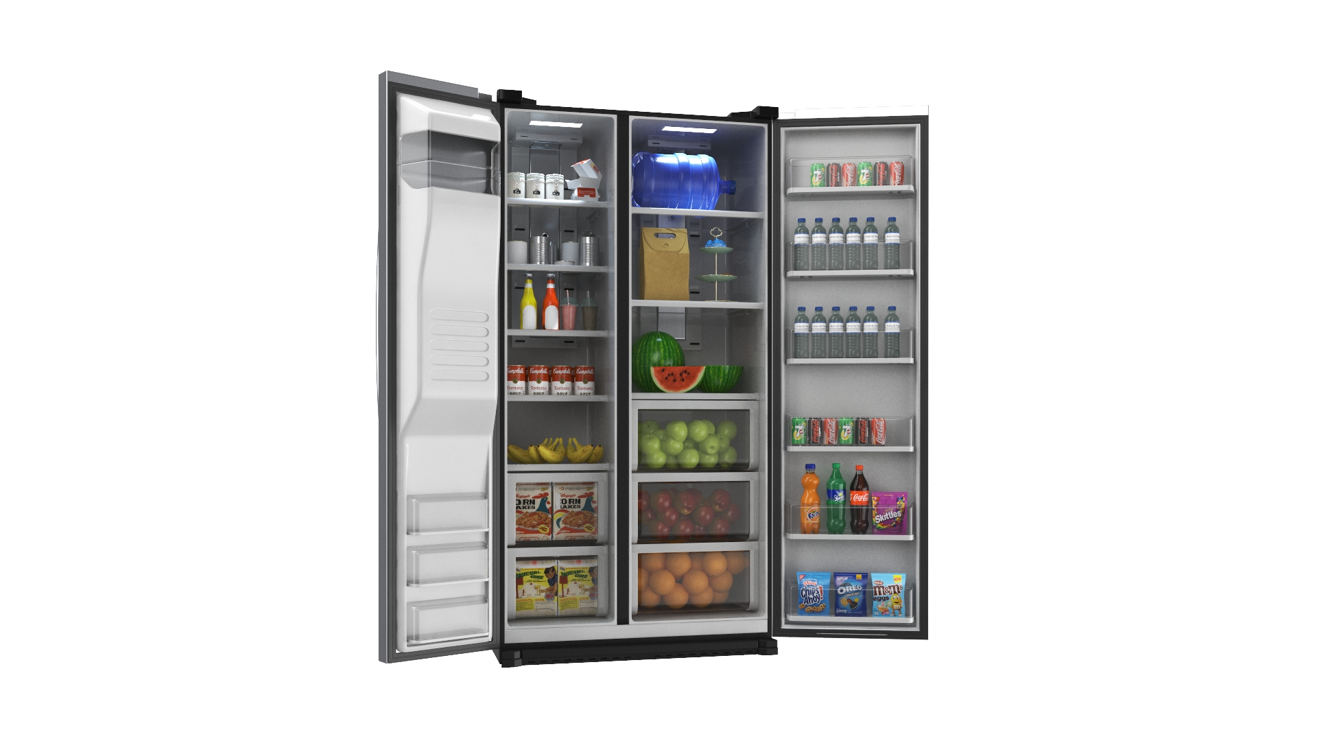 Full Smart Fridge 3D - TurboSquid 1843832