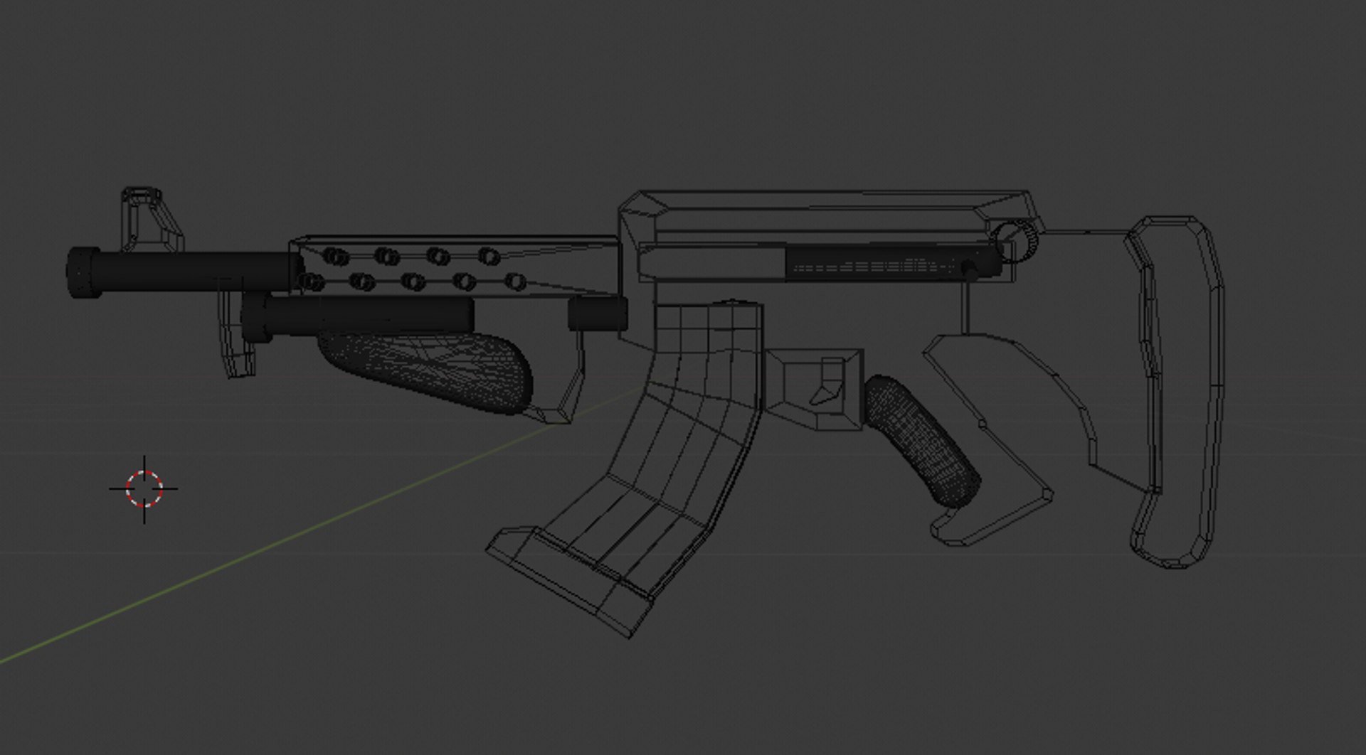 Free 3D Simple Assault Rifle Model - TurboSquid 1648438