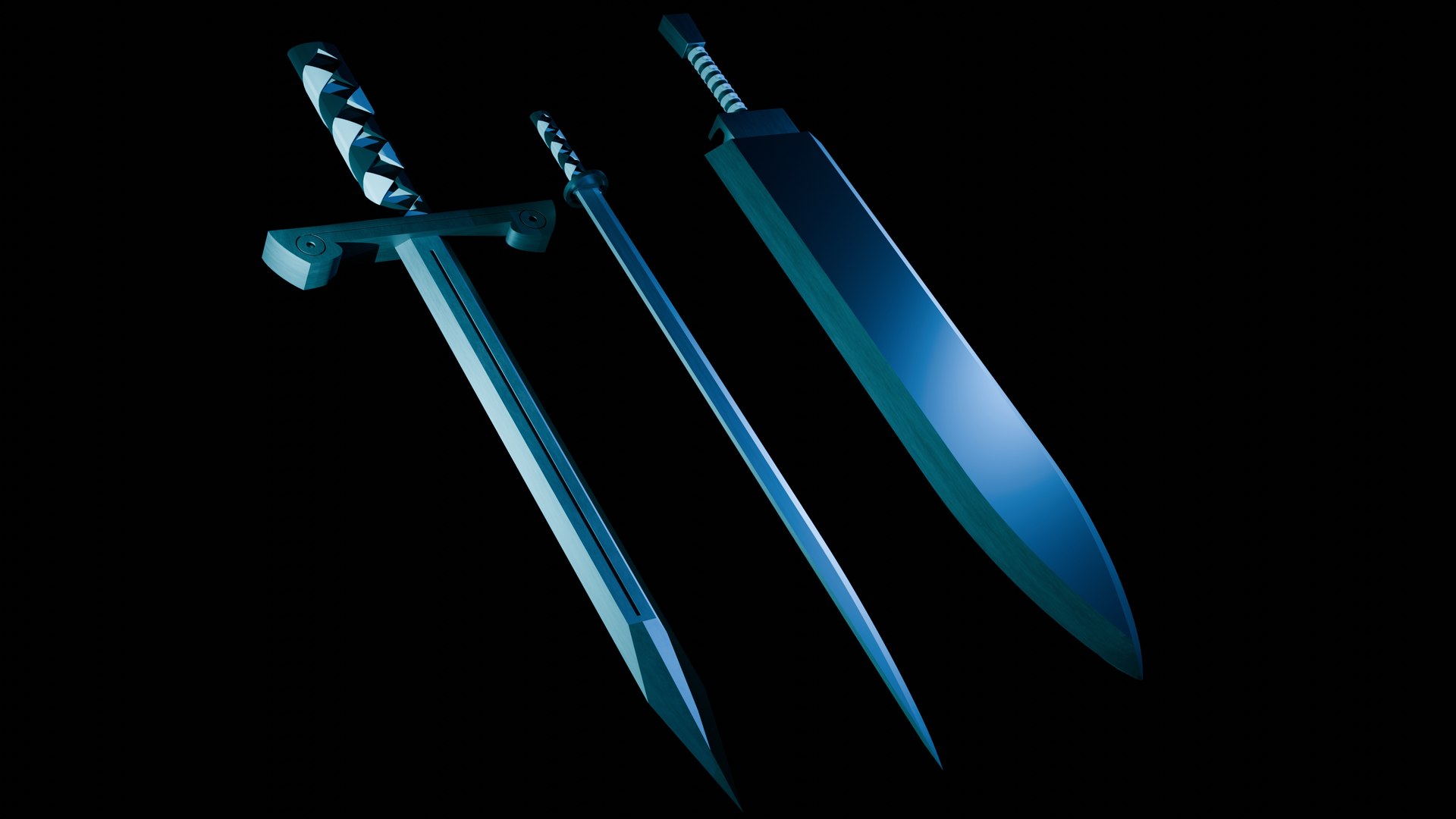 3D Sword 3 Pack - TurboSquid 2380847