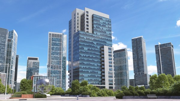 3D kilbourn tower buildings pbr - TurboSquid 1444405
