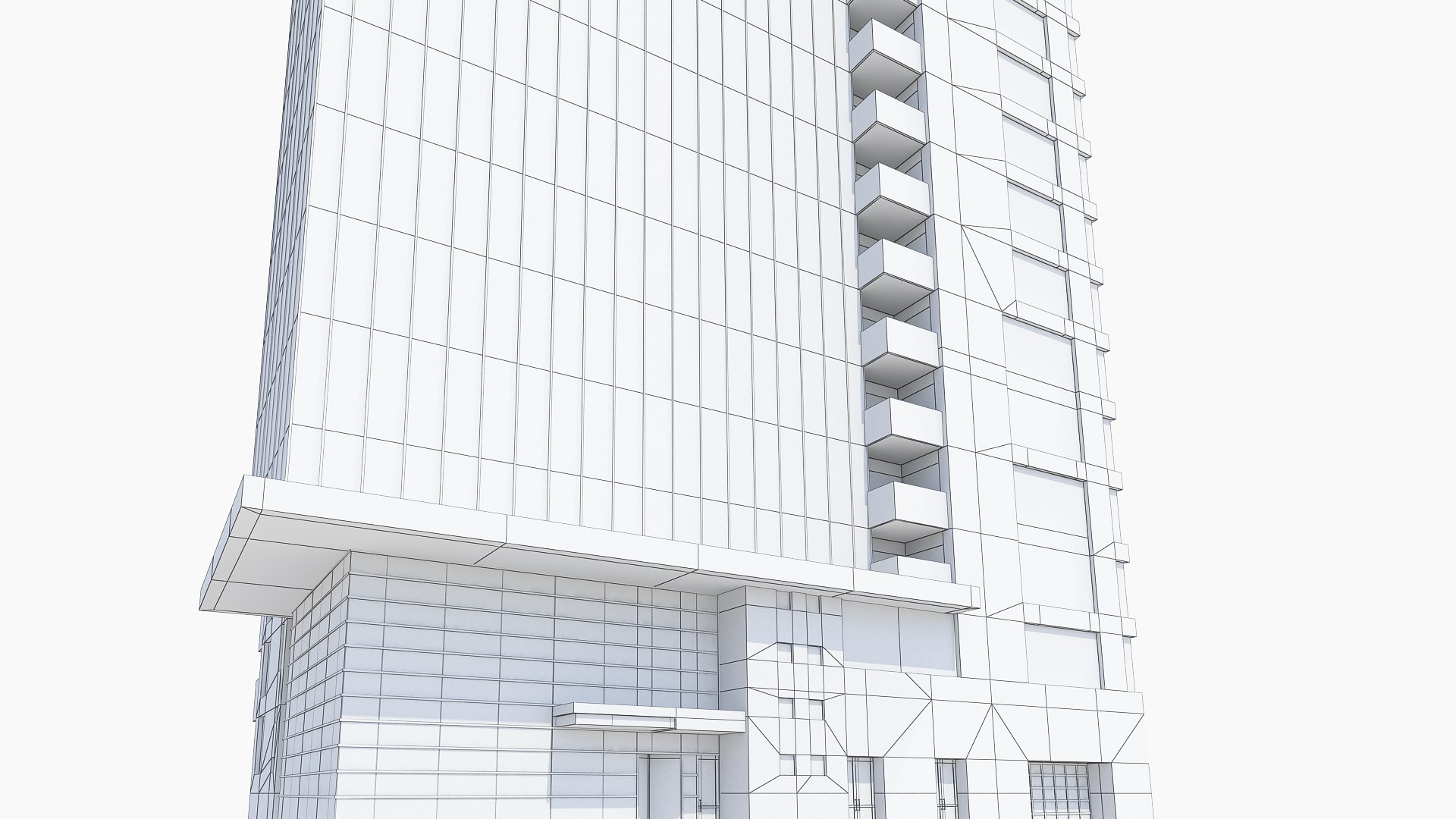 3D Kilbourn Tower Buildings Pbr - TurboSquid 1444405