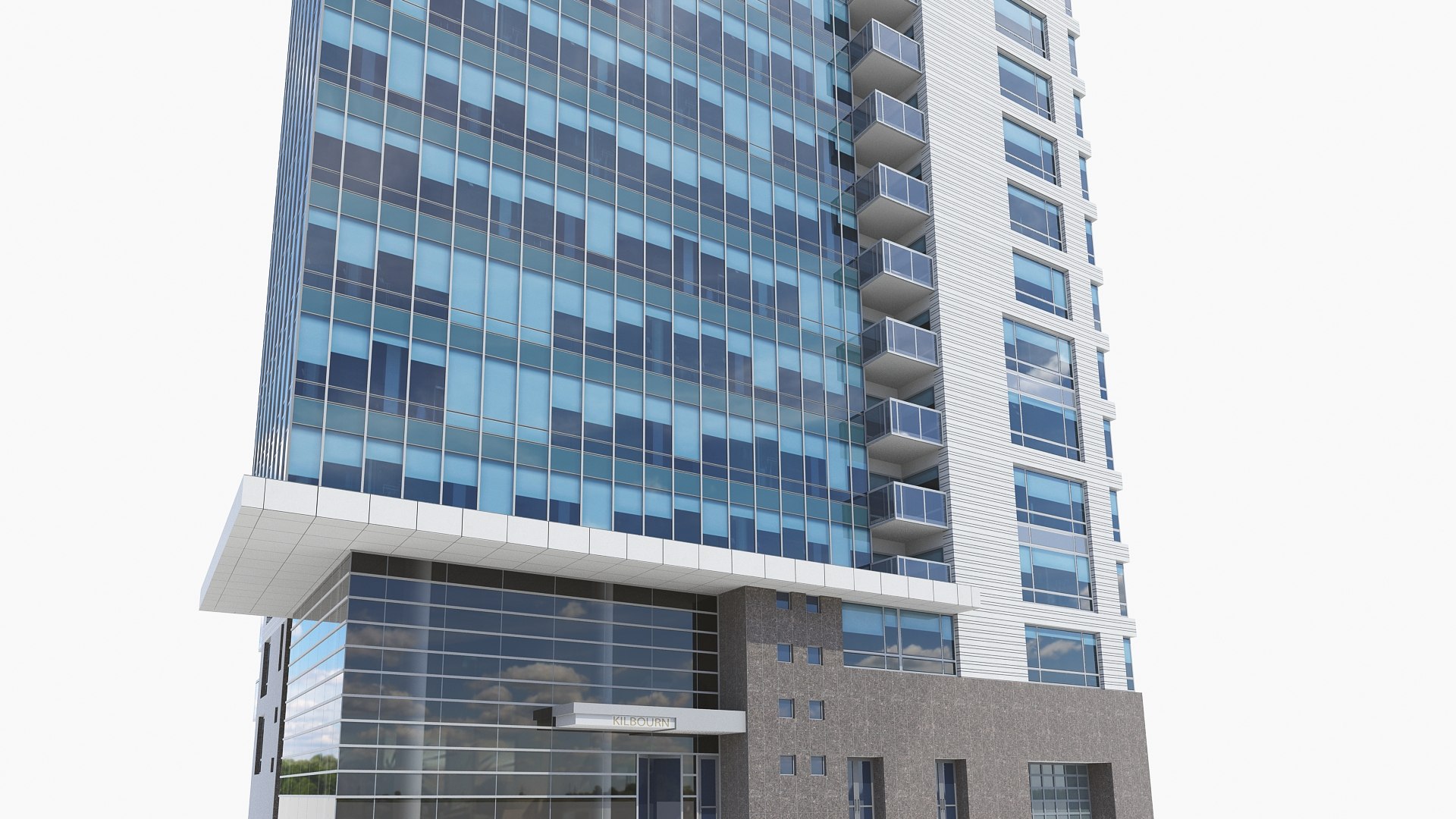 3D Kilbourn Tower Buildings Pbr - TurboSquid 1444405