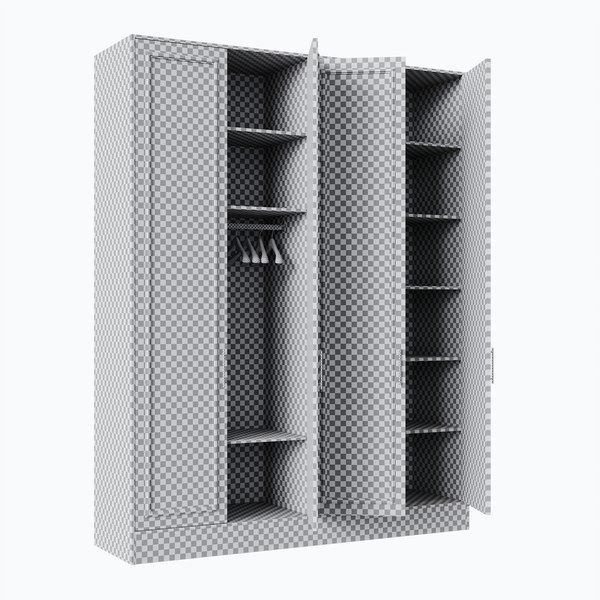 Wardrobe 006 3D model - TurboSquid 1861145
